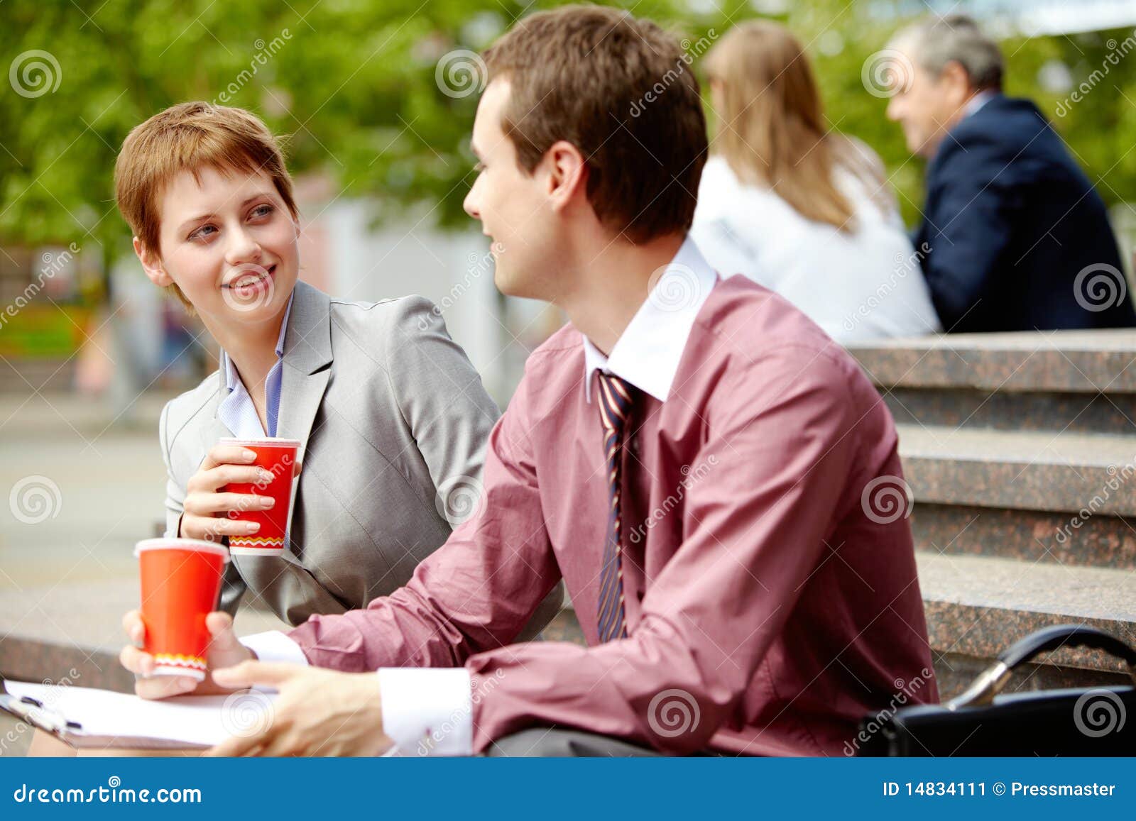 Chatting stock image. Image of businessman, executive - 14834111