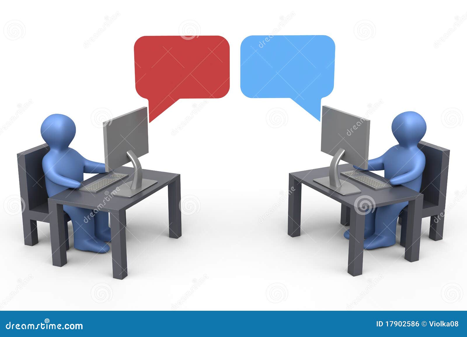 Chatting stock illustration. Illustration of internet - 17902586