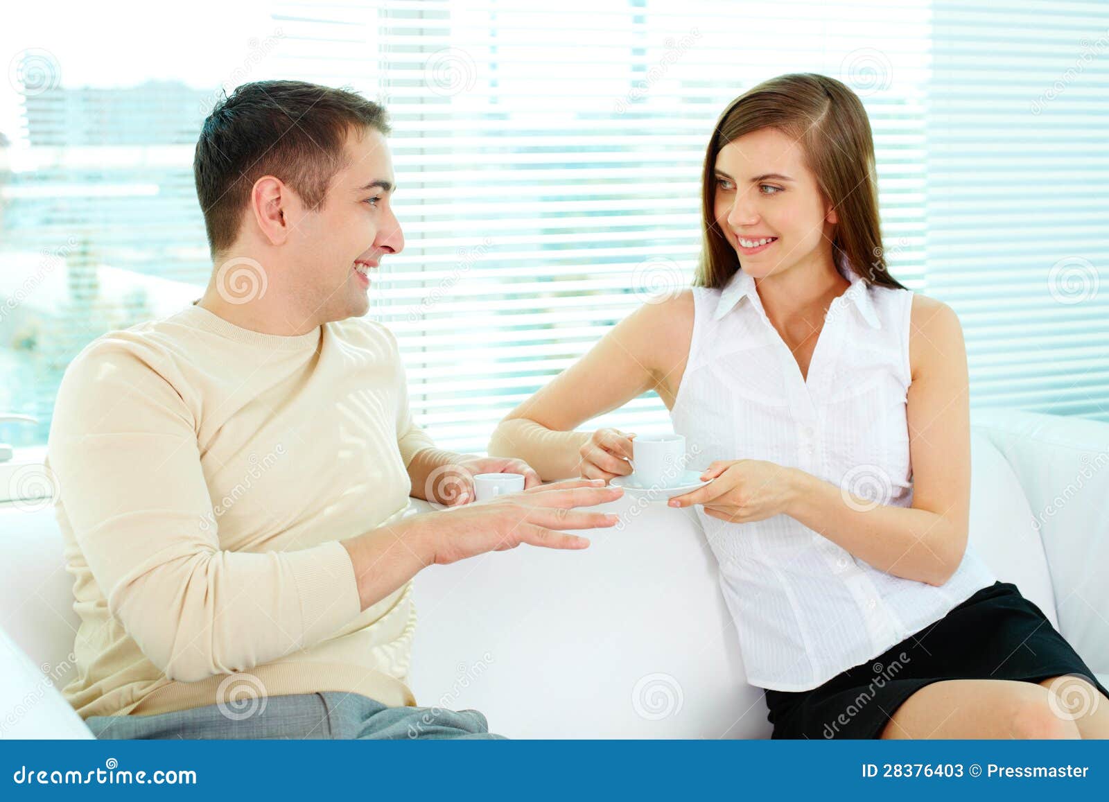 Chatting at coffee break stock image. Image of expression - 28376403