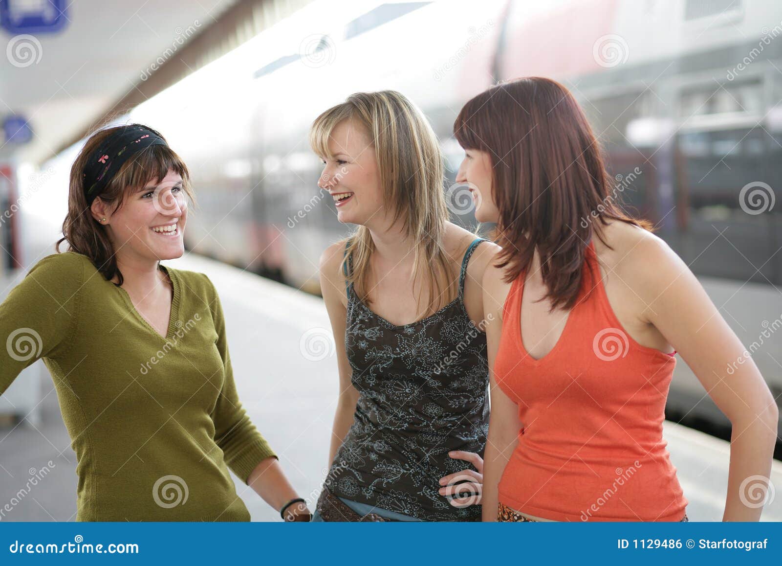 Chatting with friends stock photo. Image of smiling, speak - 1129486