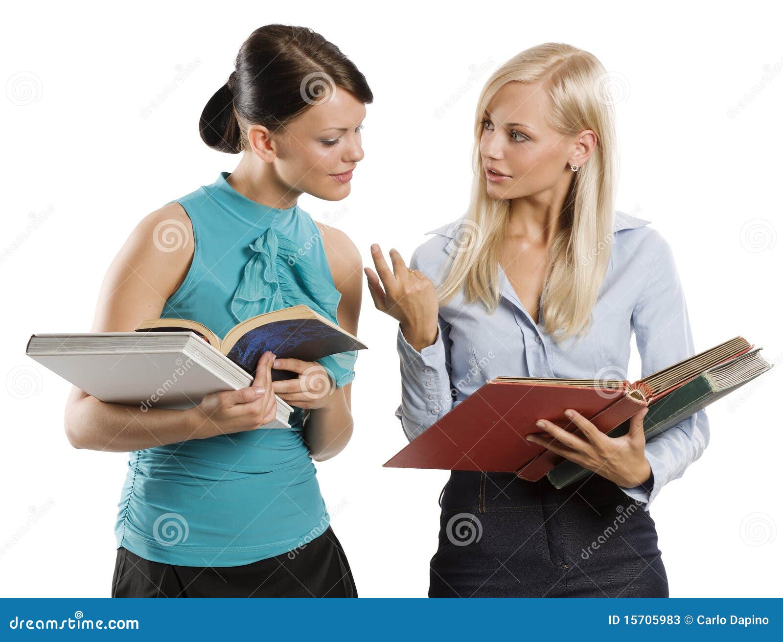 Chatting girls stock image. Image of happy, communication - 15705983