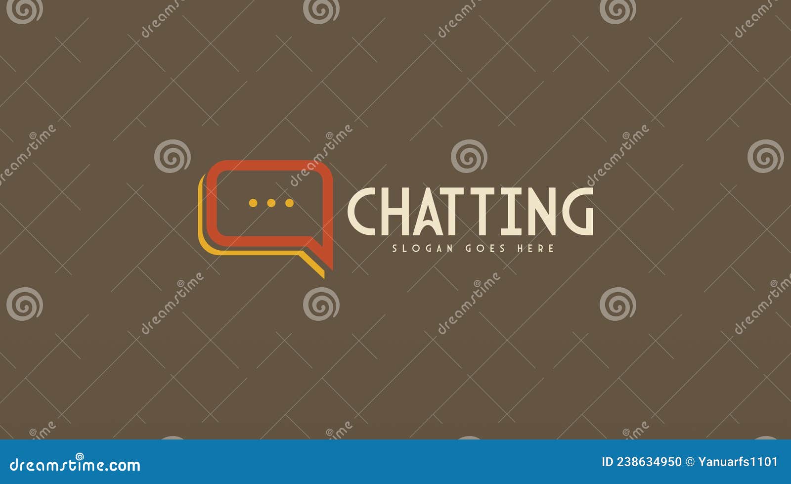Chatting Logo Design Concept Vector Stock Vector - Illustration of ...