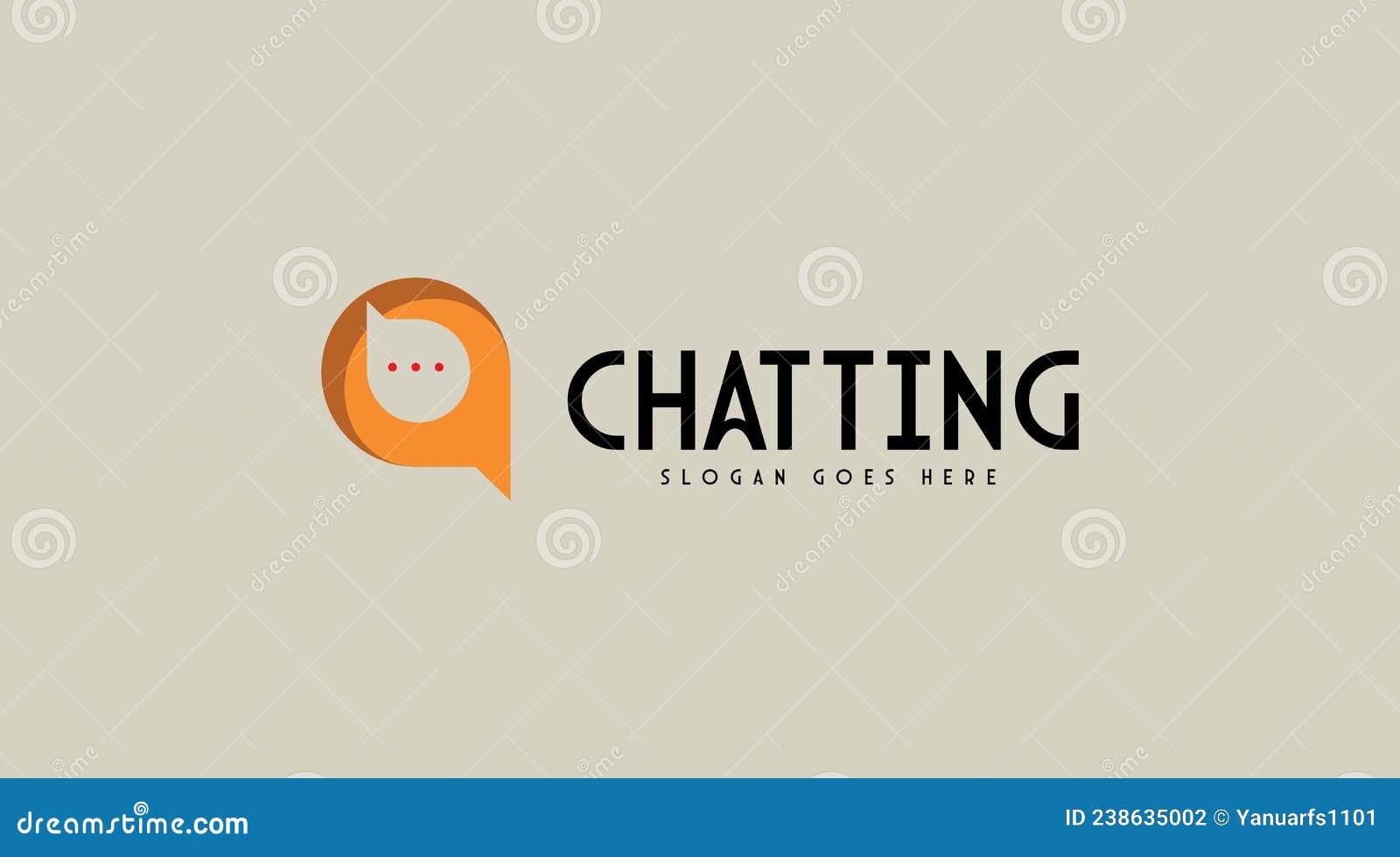 Chatting Logo Design Concept Vector Stock Vector - Illustration of design, idea: 238635002
