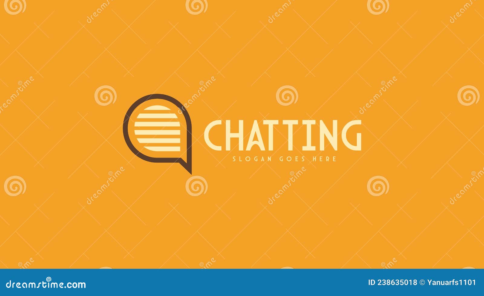 Chatting Logo Design Concept Vector Stock Vector - Illustration of logo ...