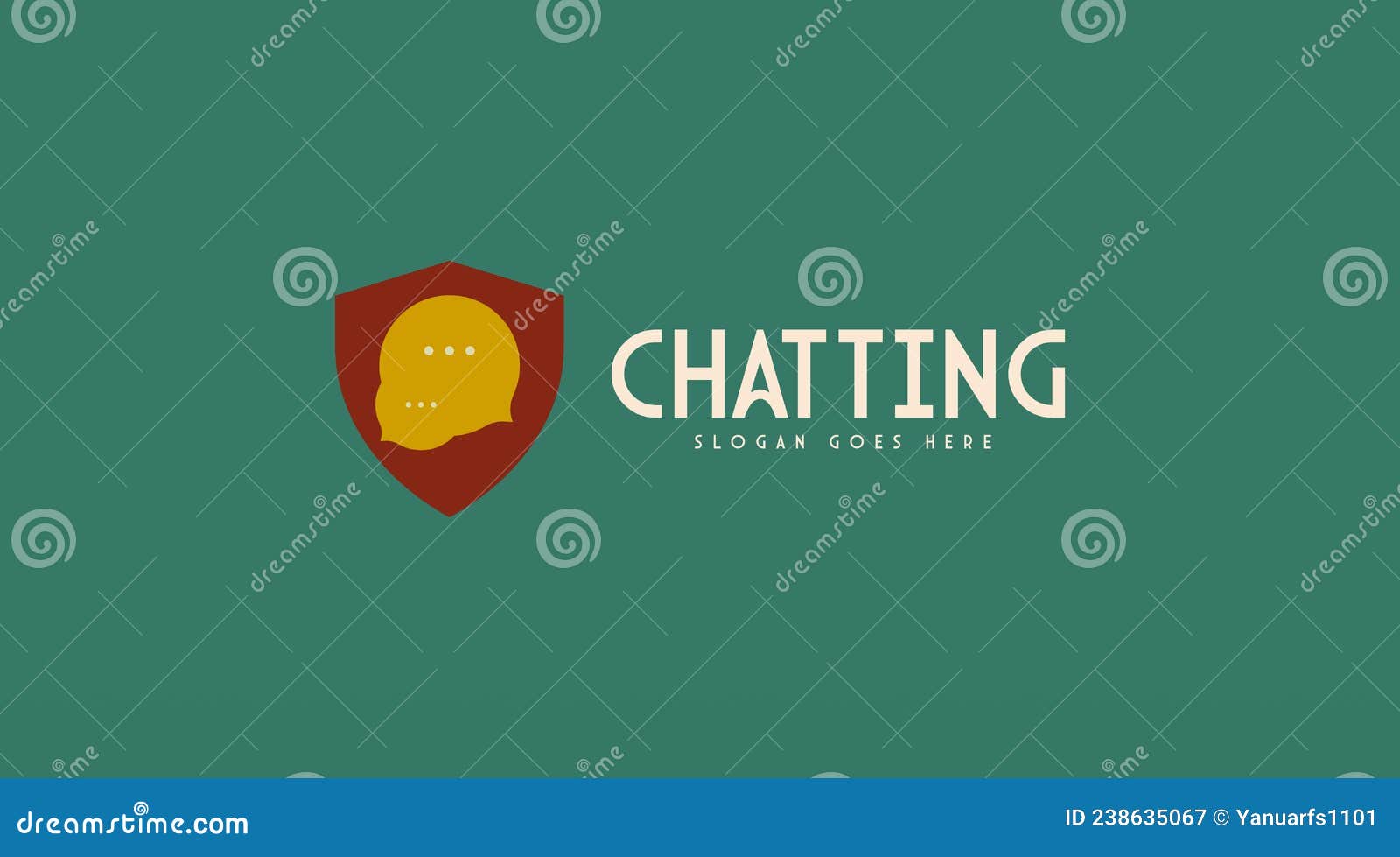 Chatting Logo Design Concept Vector Stock Vector - Illustration of ...