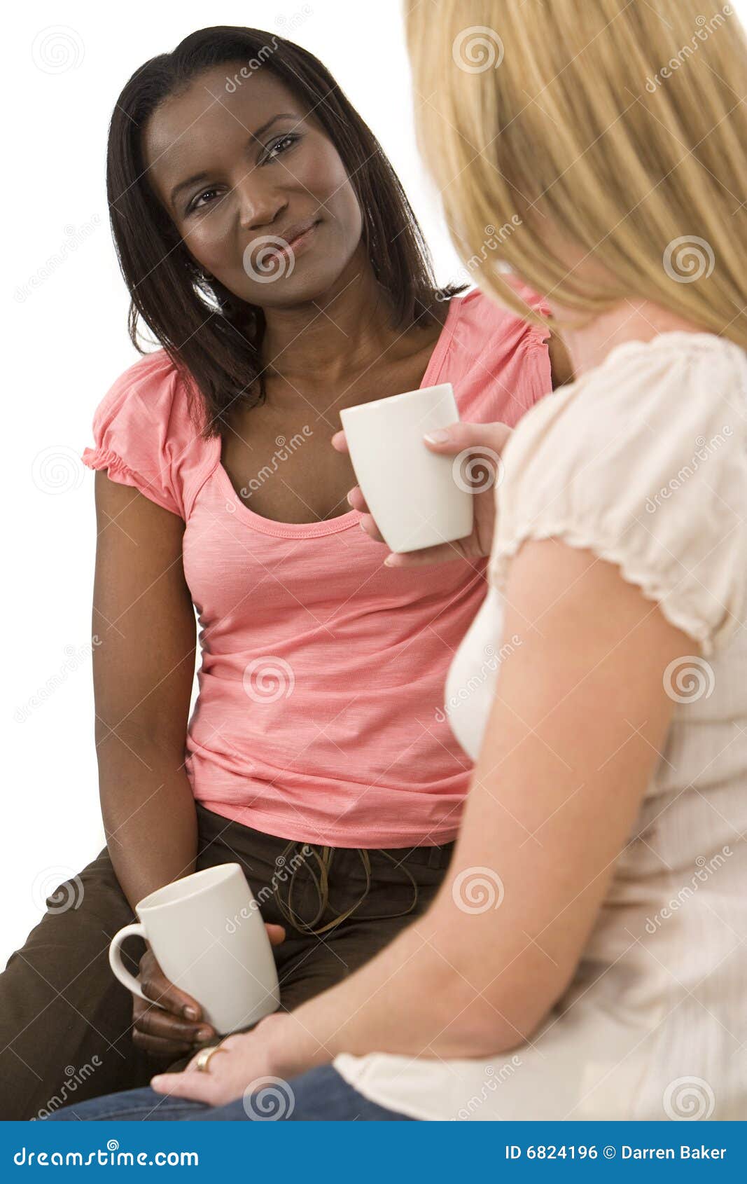 Chatting Over Drinks stock photo. Image of talking, gossip - 6824196