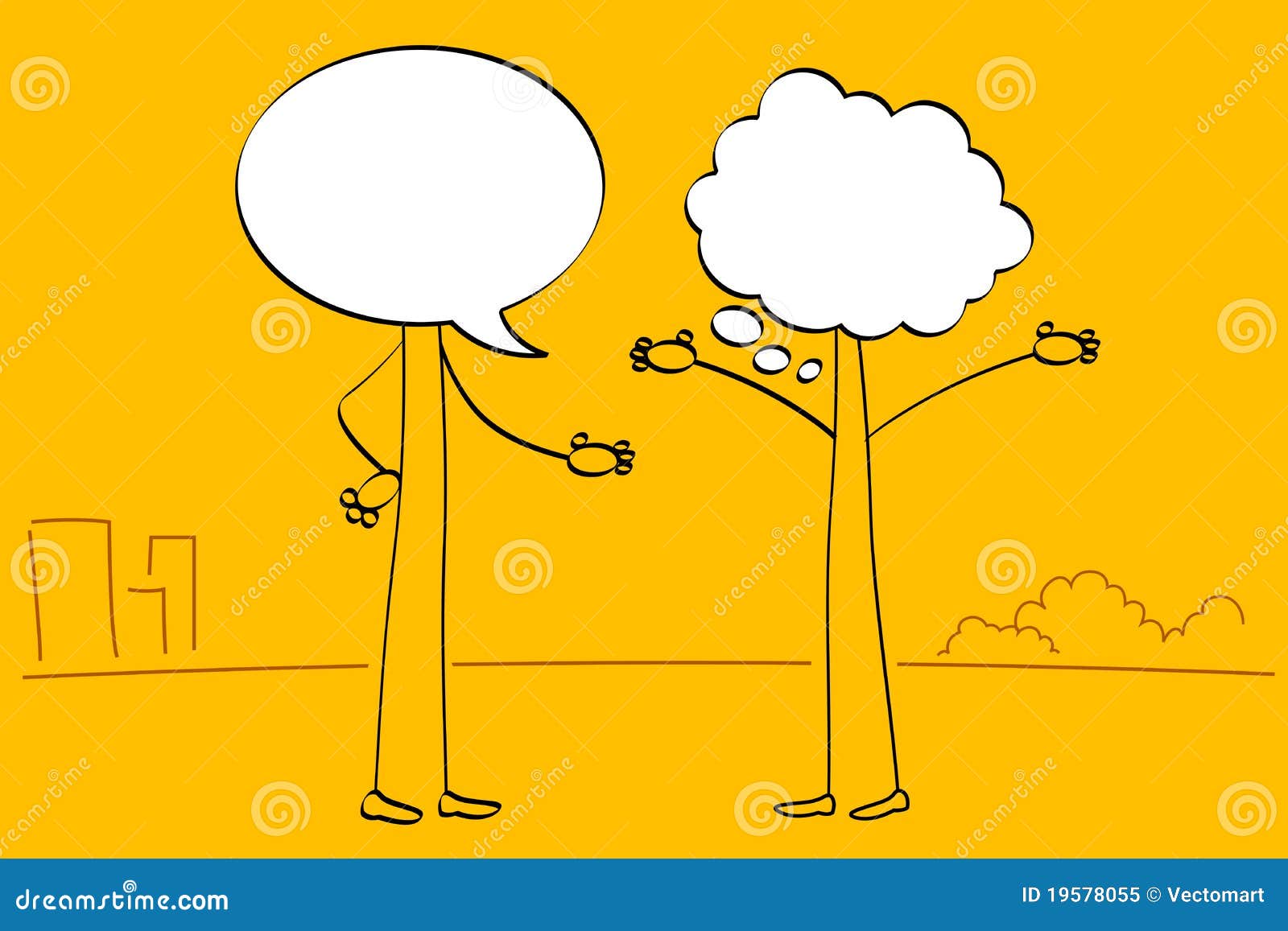 Chatting People stock vector. Illustration of businessman - 19578055