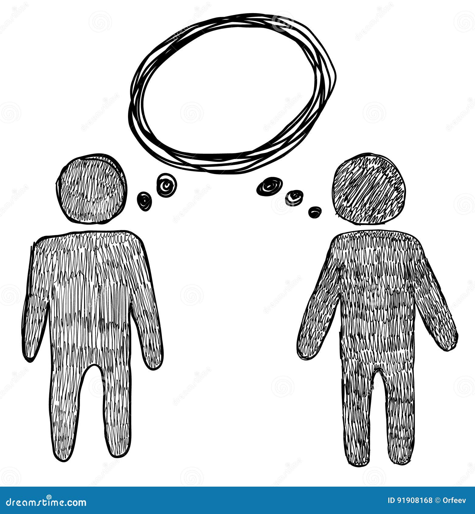 Chatting people stock vector. Illustration of shape, cloud - 91908168