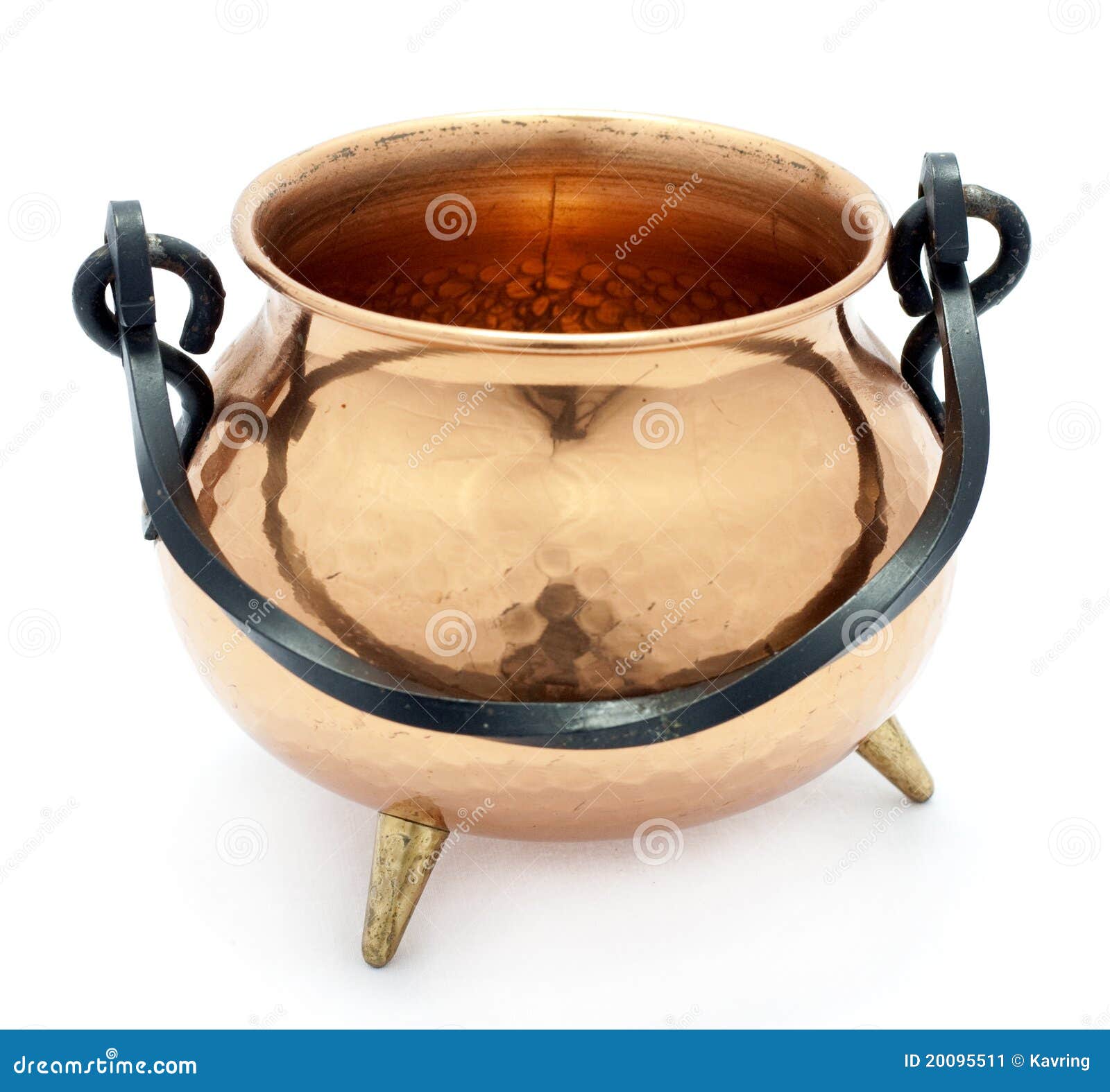 Chaudron de cuivre image stock. Image du cuisinier, silo - 20095511