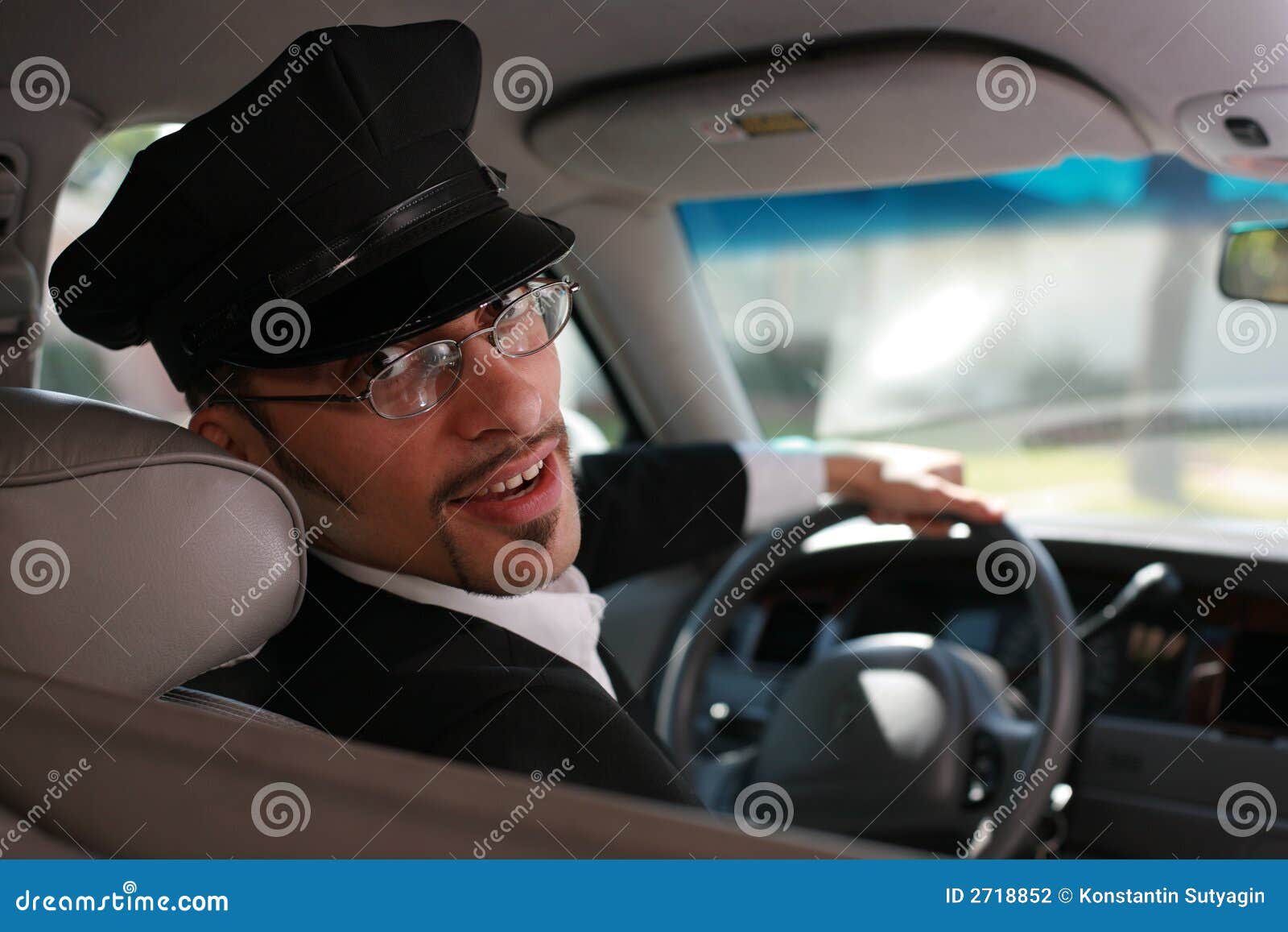 Chauffeur stock photo. Image of color, head, communication - 2718852