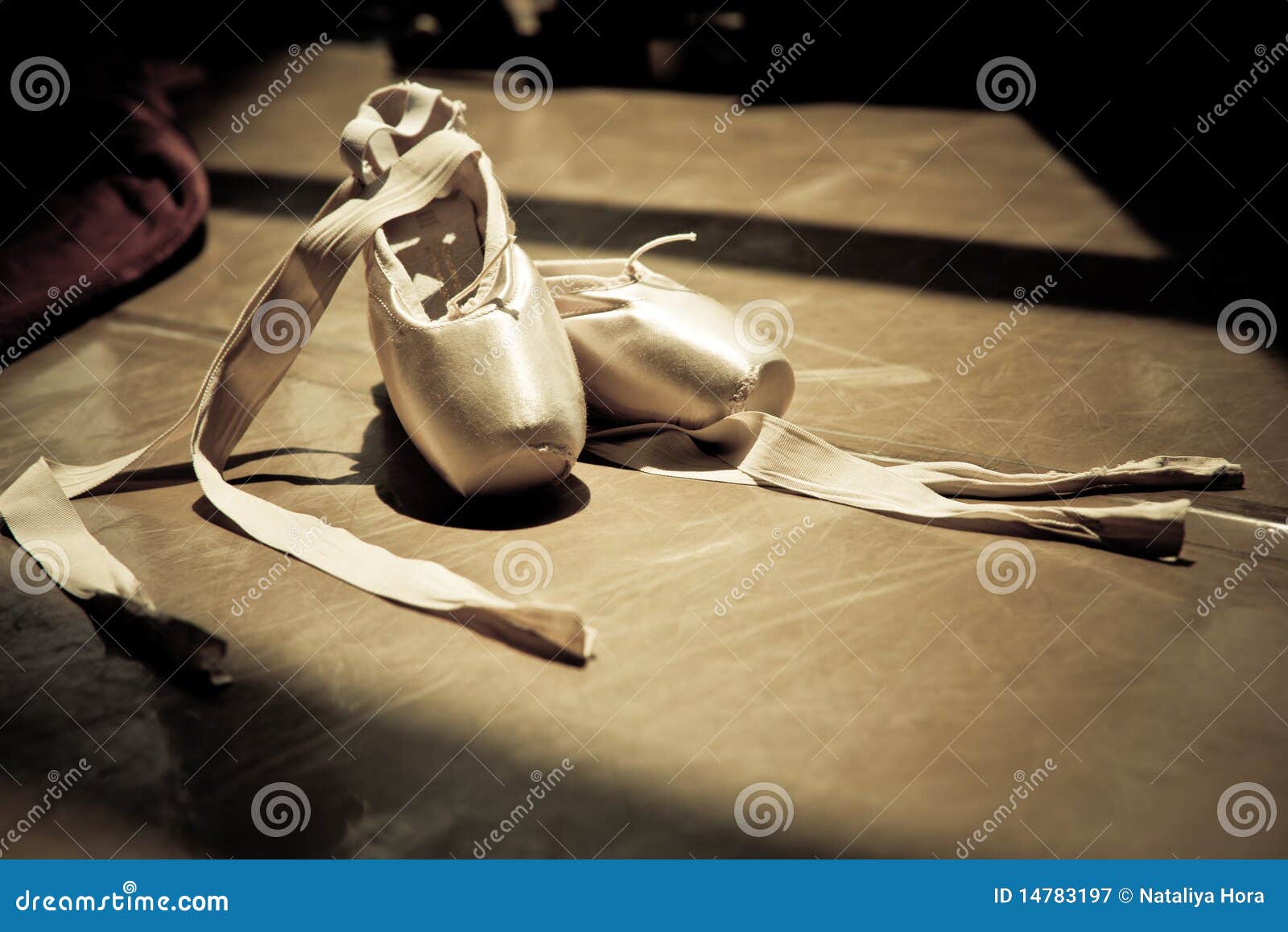Chaussons de ballet image stock. Image du danse, intérieur - 14783197