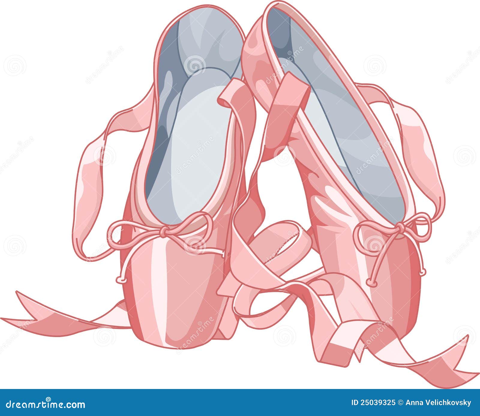 Chaussons de ballet illustration de vecteur. Illustration du ...