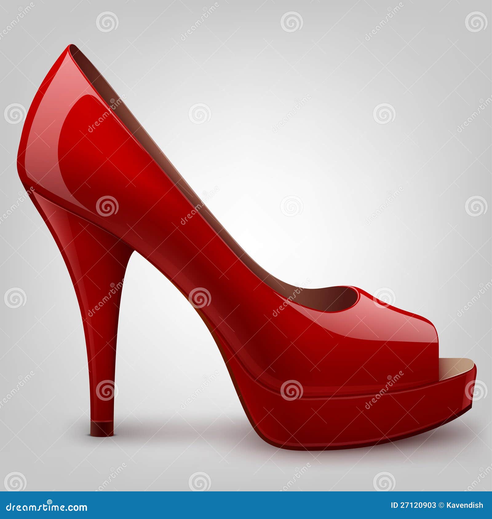 Chaussure de haut talon illustration de vecteur. Illustration du mode ...