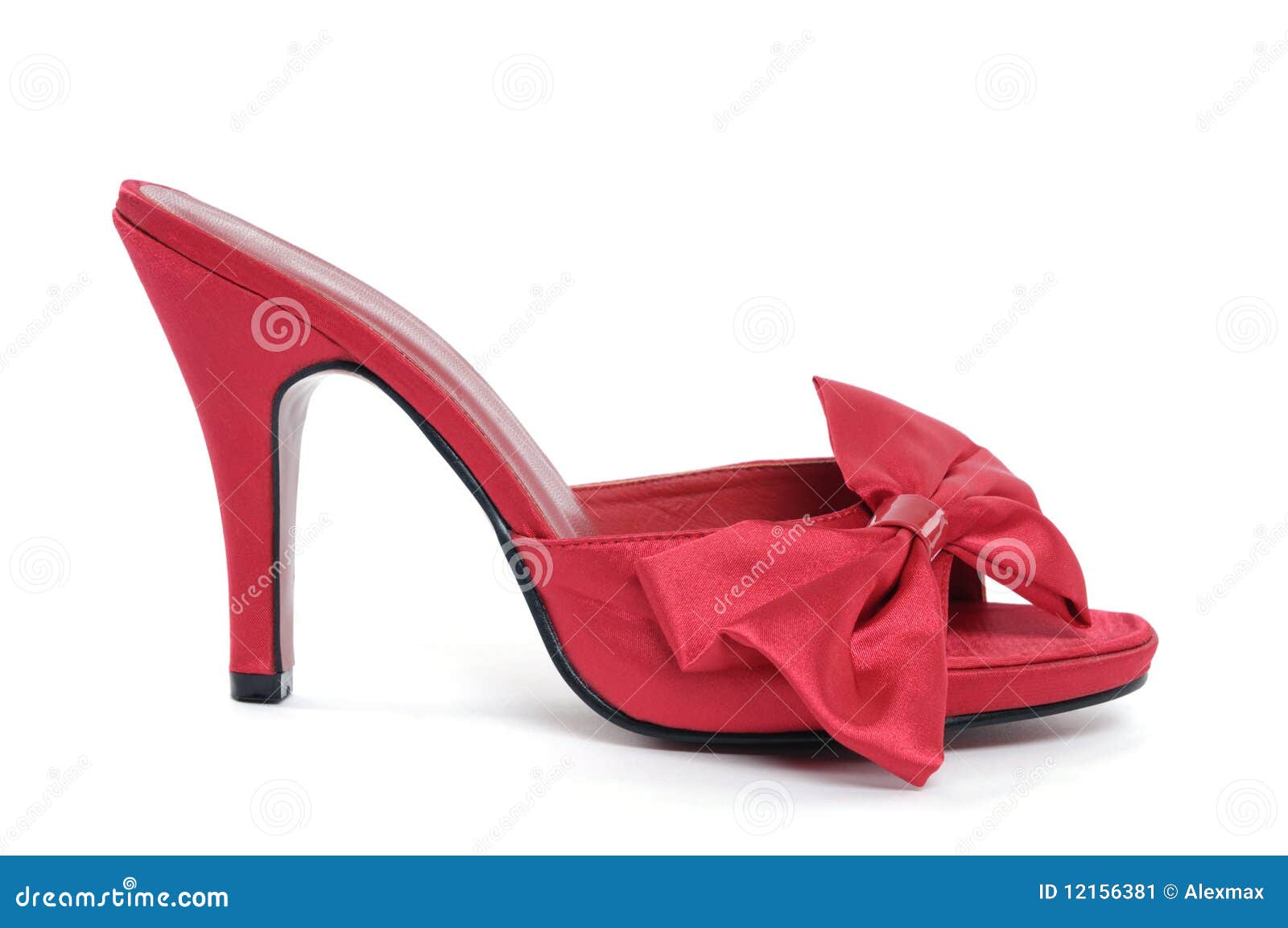 Chaussure Rouge De Haut Talon Image stock - Image of fermer, fantaisie ...