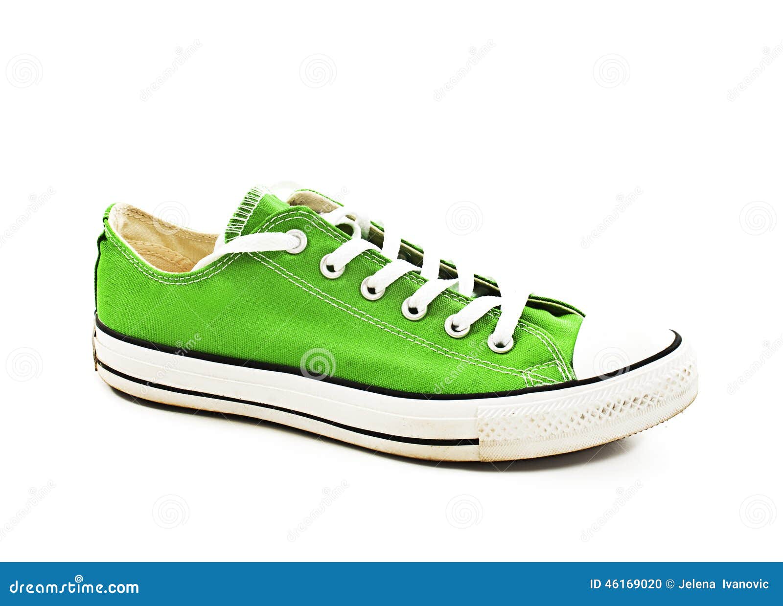 Chaussure verte de vintage photo stock. Image du modifié - 46169020