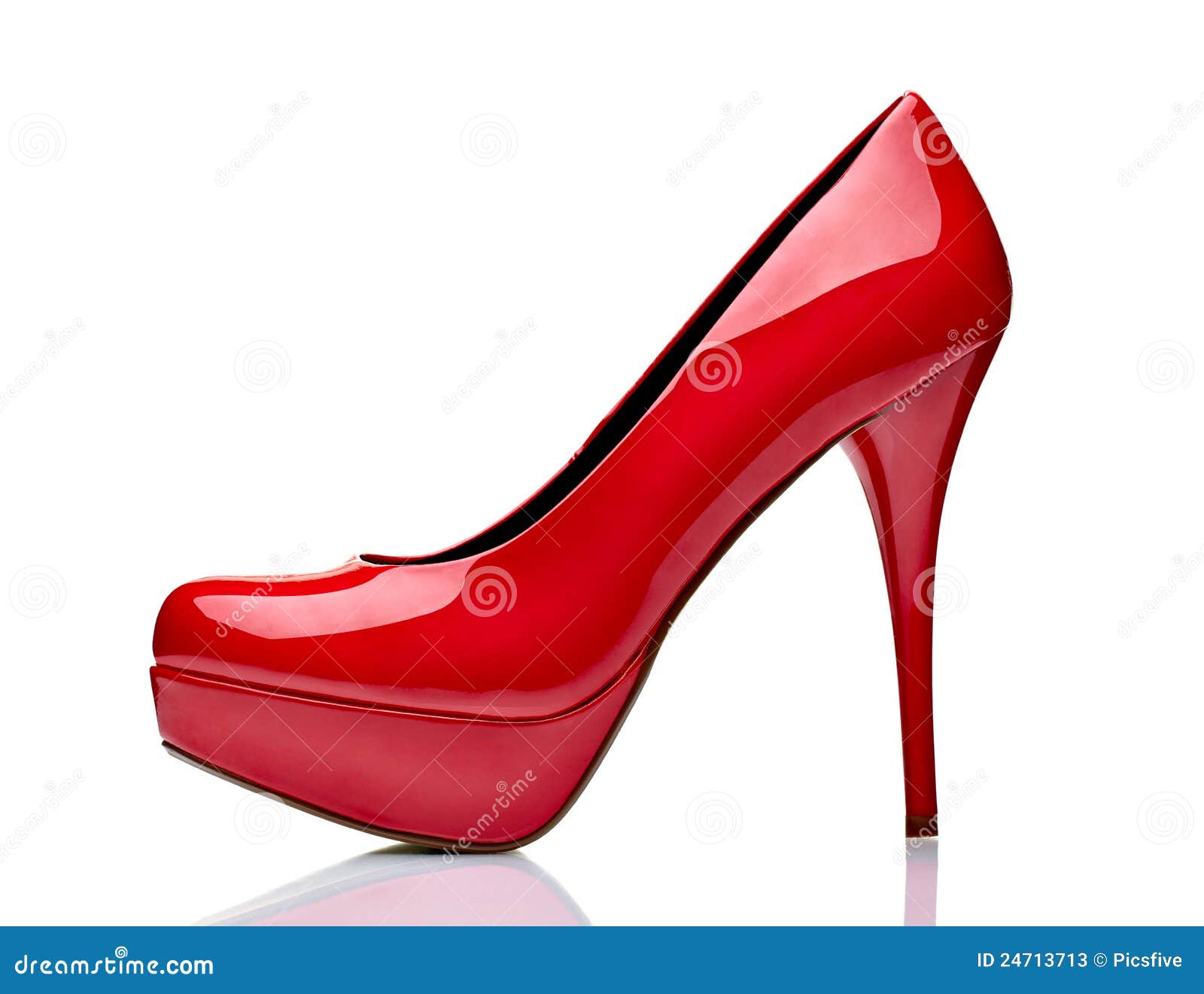 Chaussures Rouges De Haut Talon Image stock - Image du tony, paire ...