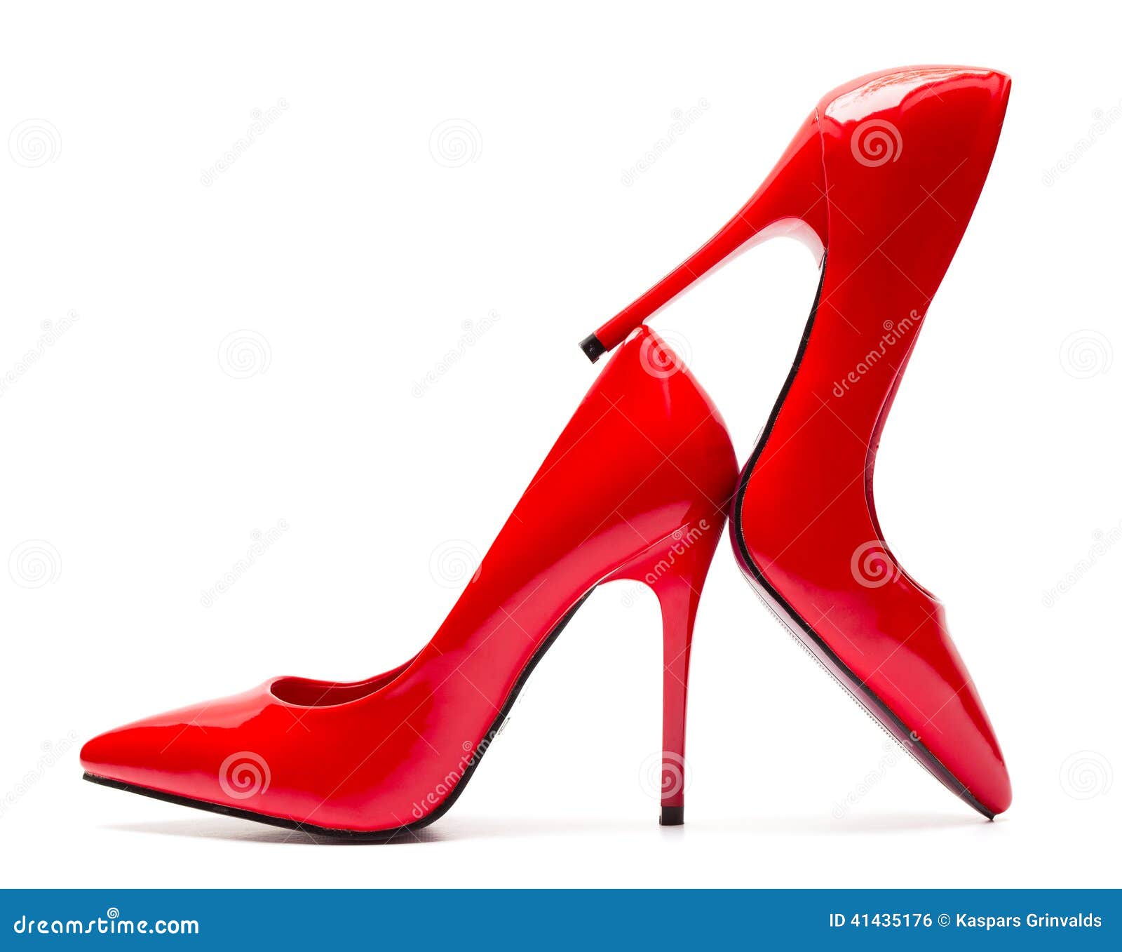 Chaussures Rouges De Haut Talon Photo stock - Image du amoureux, beauté ...