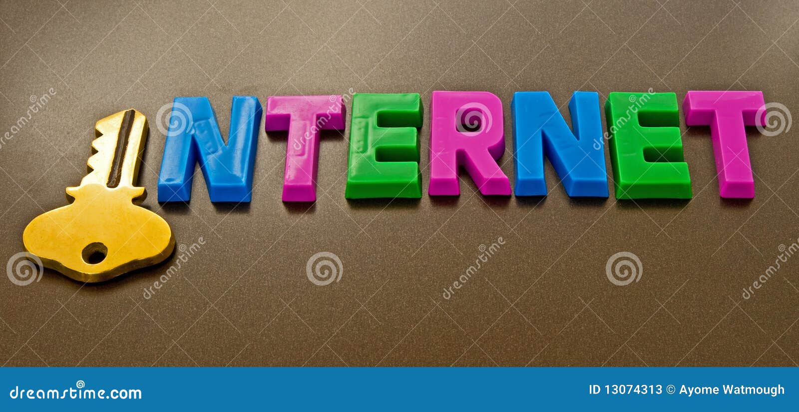 Chave ao Internet. imagem de stock. Imagem de azul, verde - 13074313