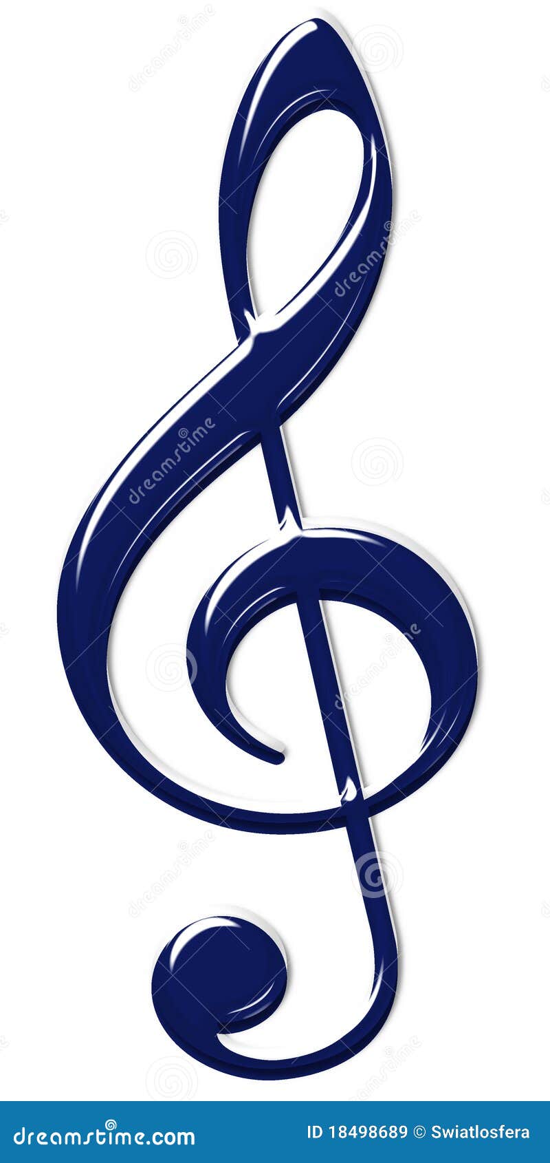 Chave do violino ilustração stock. Ilustração de vidro - 18498689