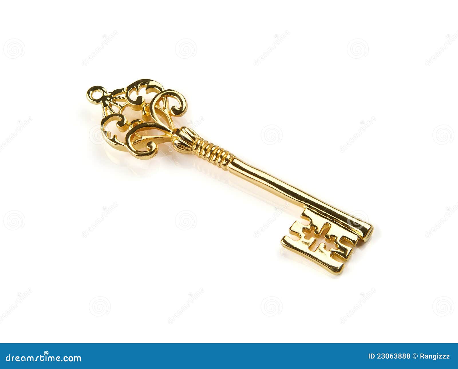 Chave dourada foto de stock. Imagem de bronze, velho - 23063888