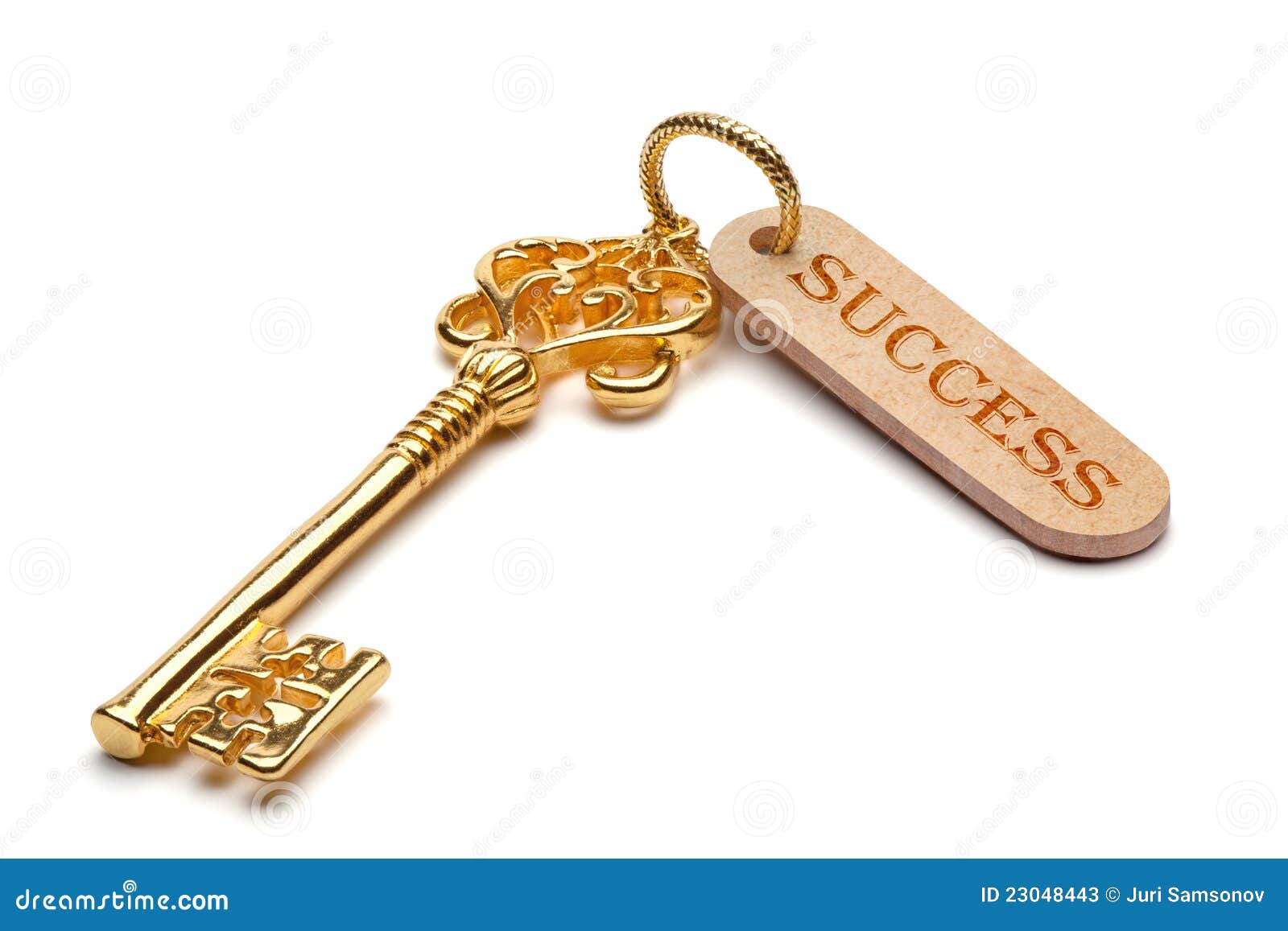 Chave Dourada Ao Sucesso. Fotos de Stock - Imagem: 23048443