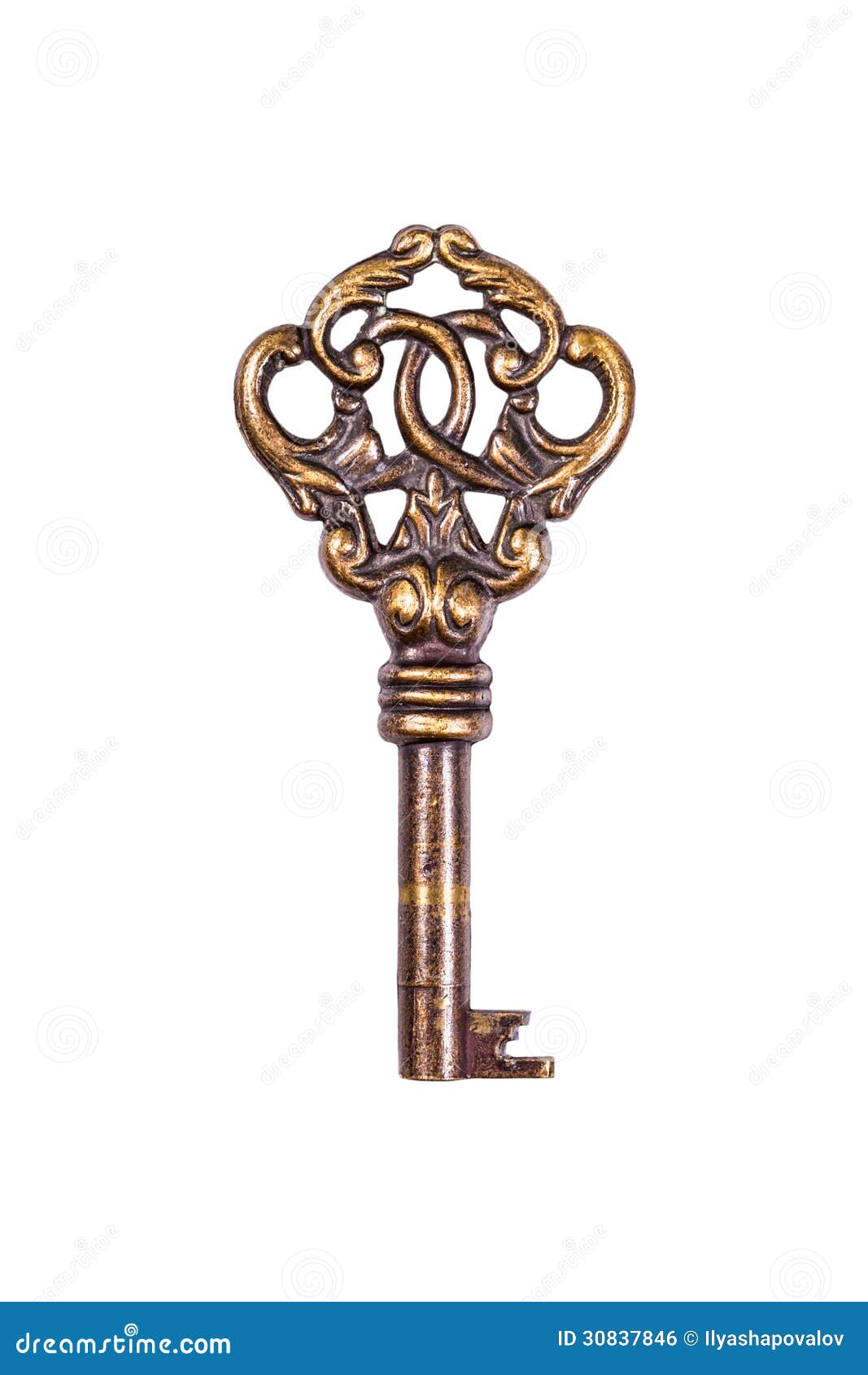Chave velha foto de stock. Imagem de entrada, isolado - 30837846