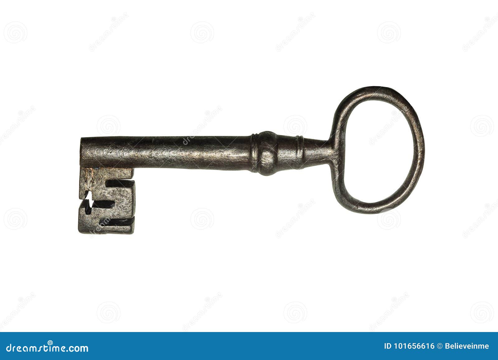 Chave Velha Isolada No Fundo Branco Foto de Stock - Imagem de bronze ...