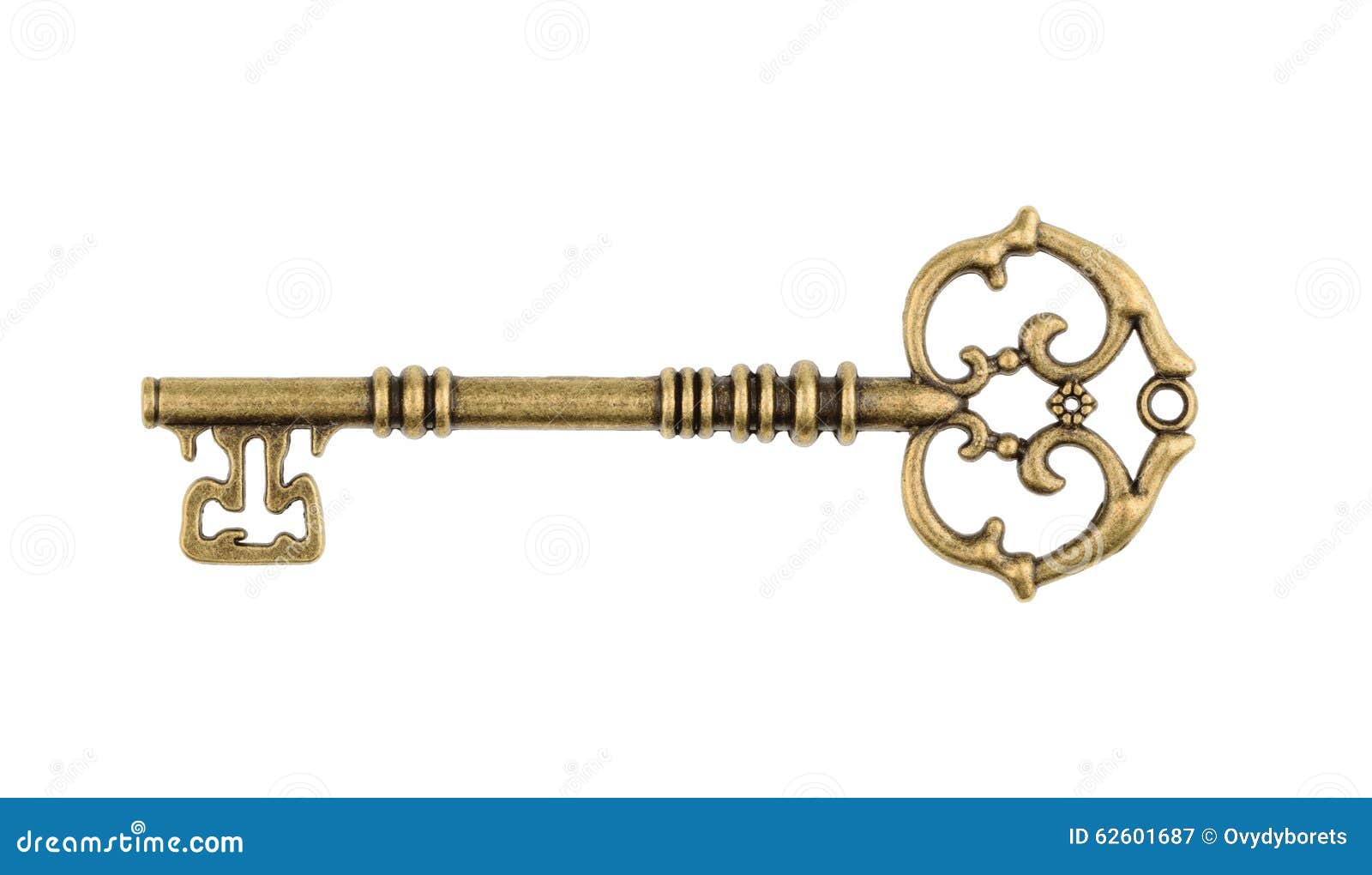 Chave Velha Isolada No Fundo Branco Sem Sombra Imagem de Stock - Imagem ...