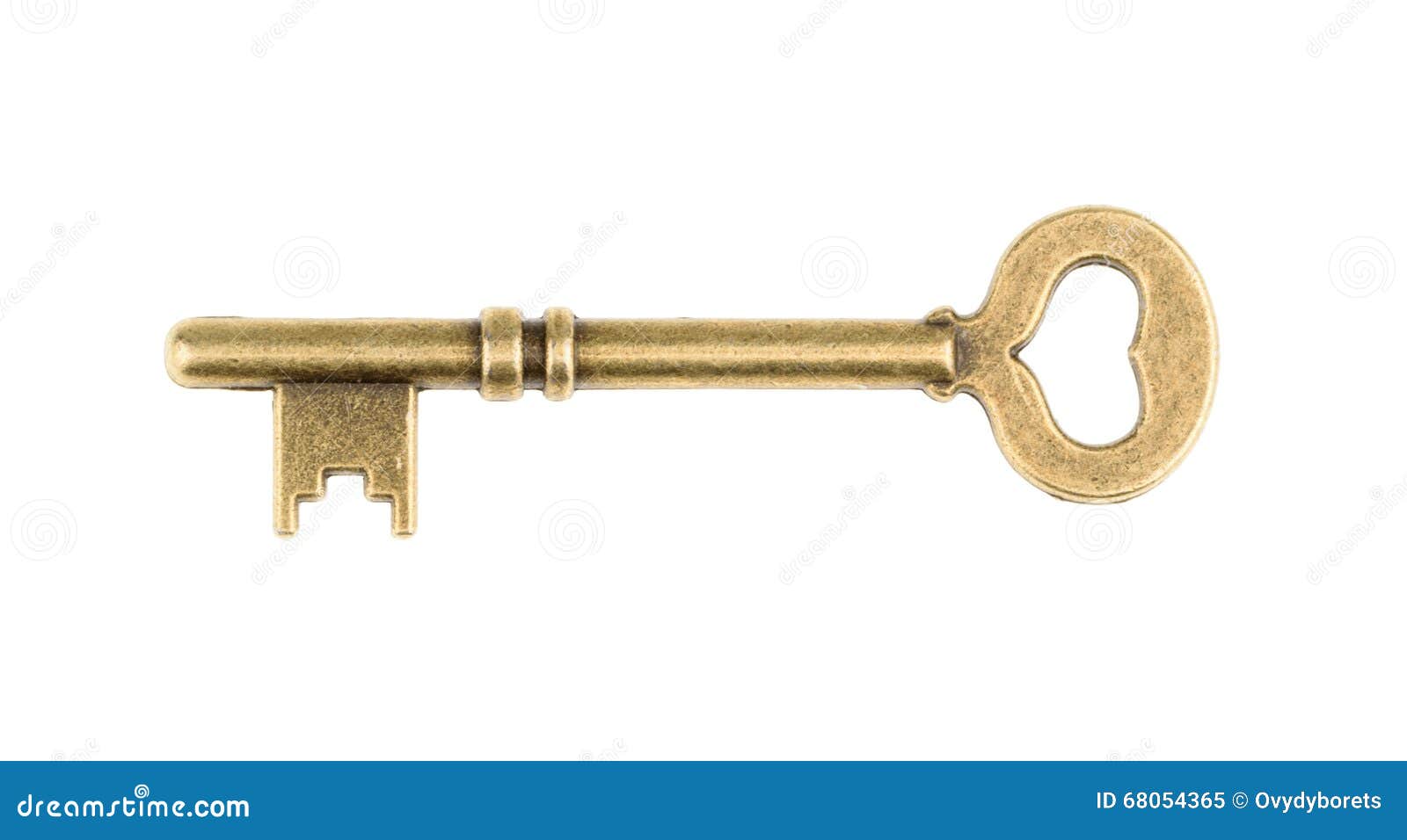 Chave Velha Isolada No Fundo Branco Sem Sombra Imagem de Stock - Imagem ...