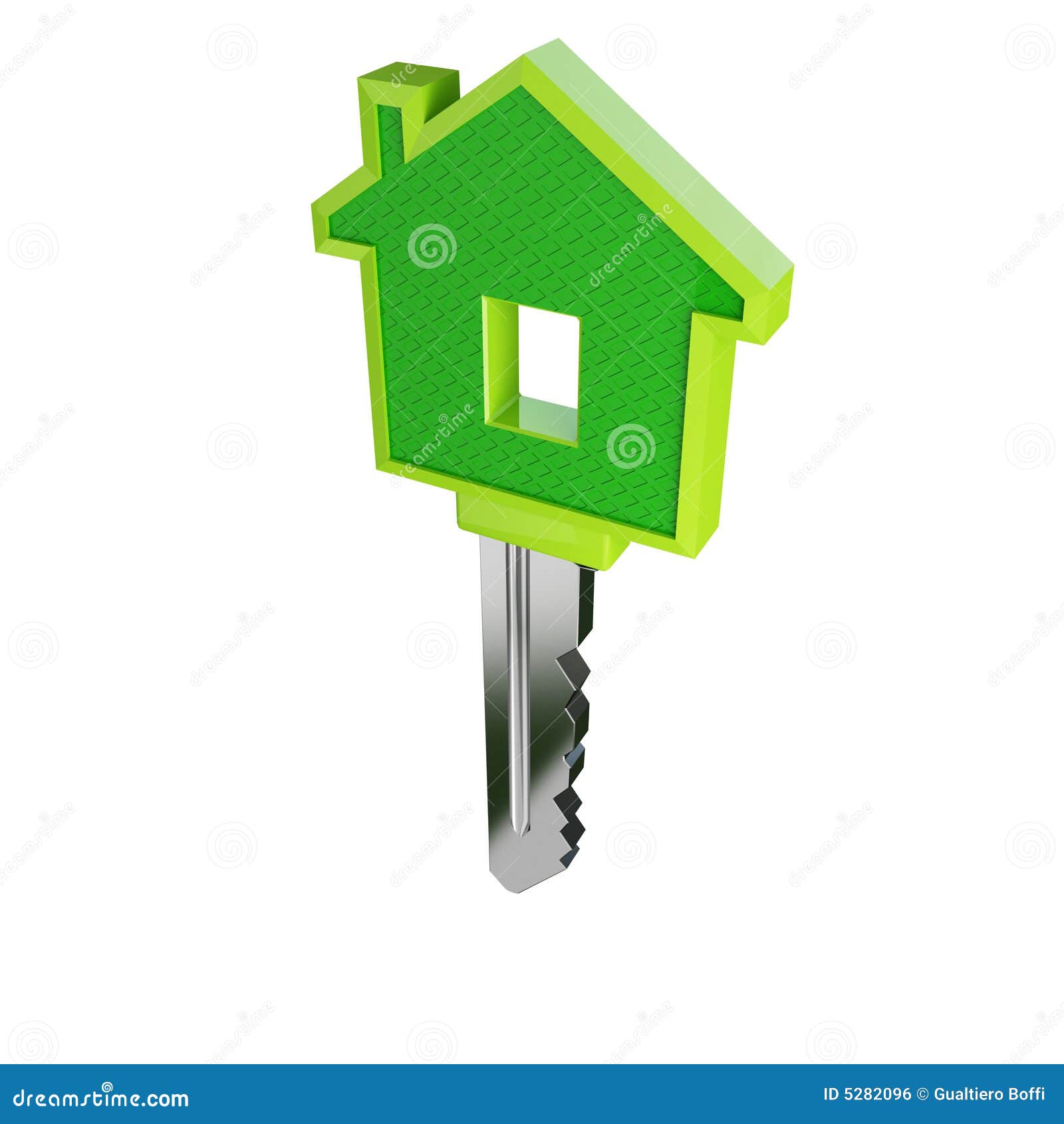Chave Verde Isolada 02 Da Casa Do Eco Ilustração Stock - Ilustração de ...