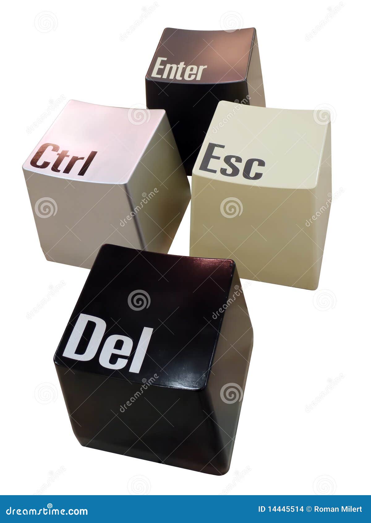 Chaves De Ctrl+Del+Esc+Enter Foto de Stock - Imagem de controle, entre ...