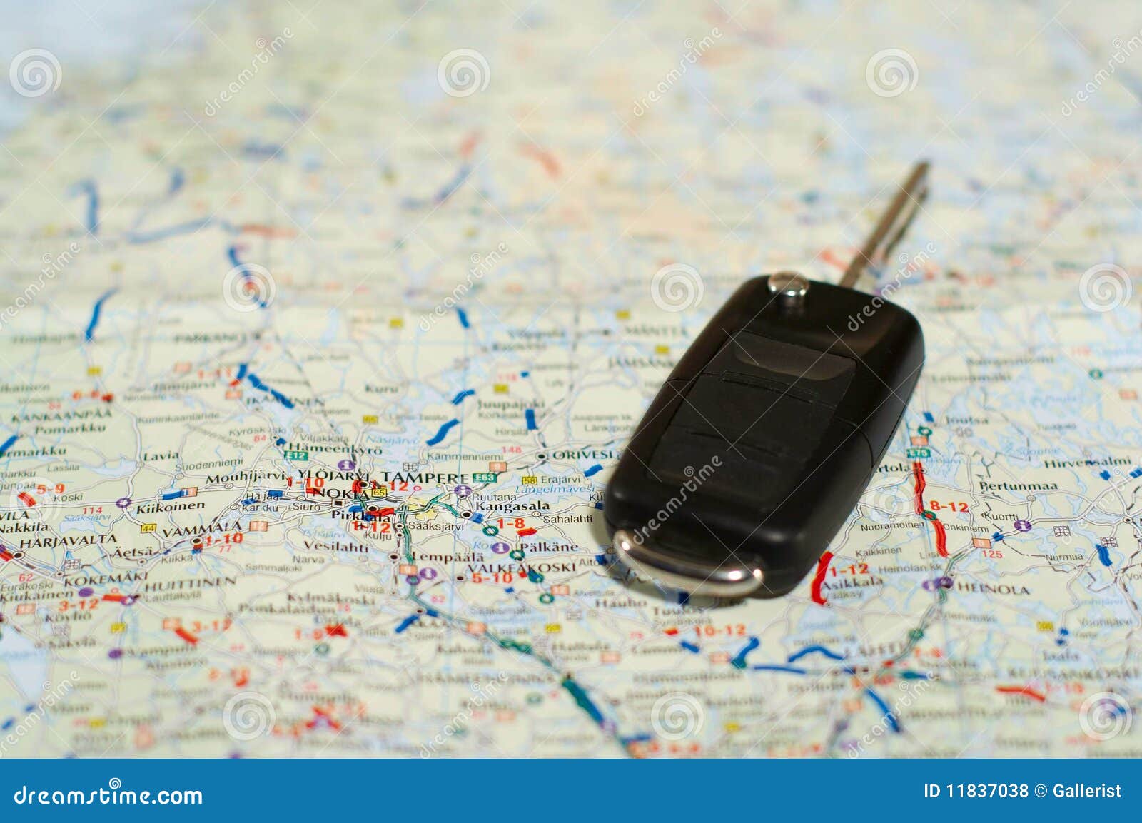 Chaves e mapa foto de stock. Imagem de guia, volta, europa - 11837038