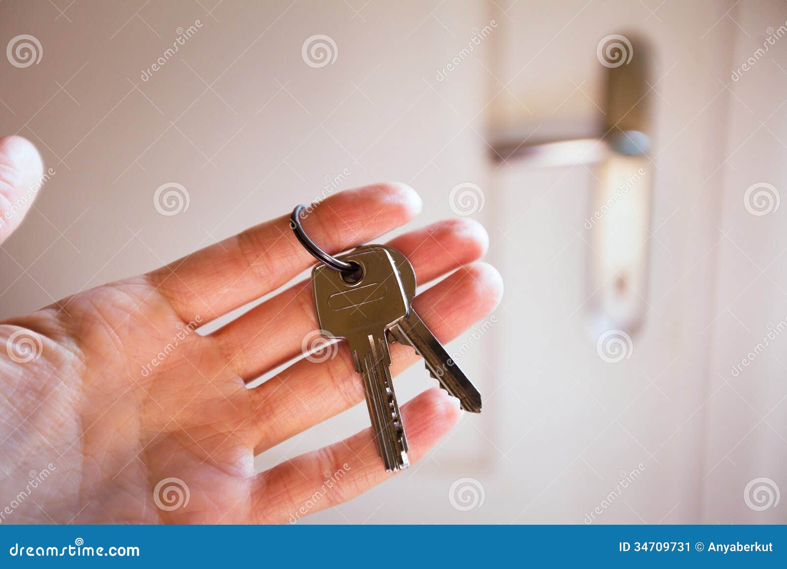 Chaves na mão imagem de stock. Imagem de compra, reserva - 34709731