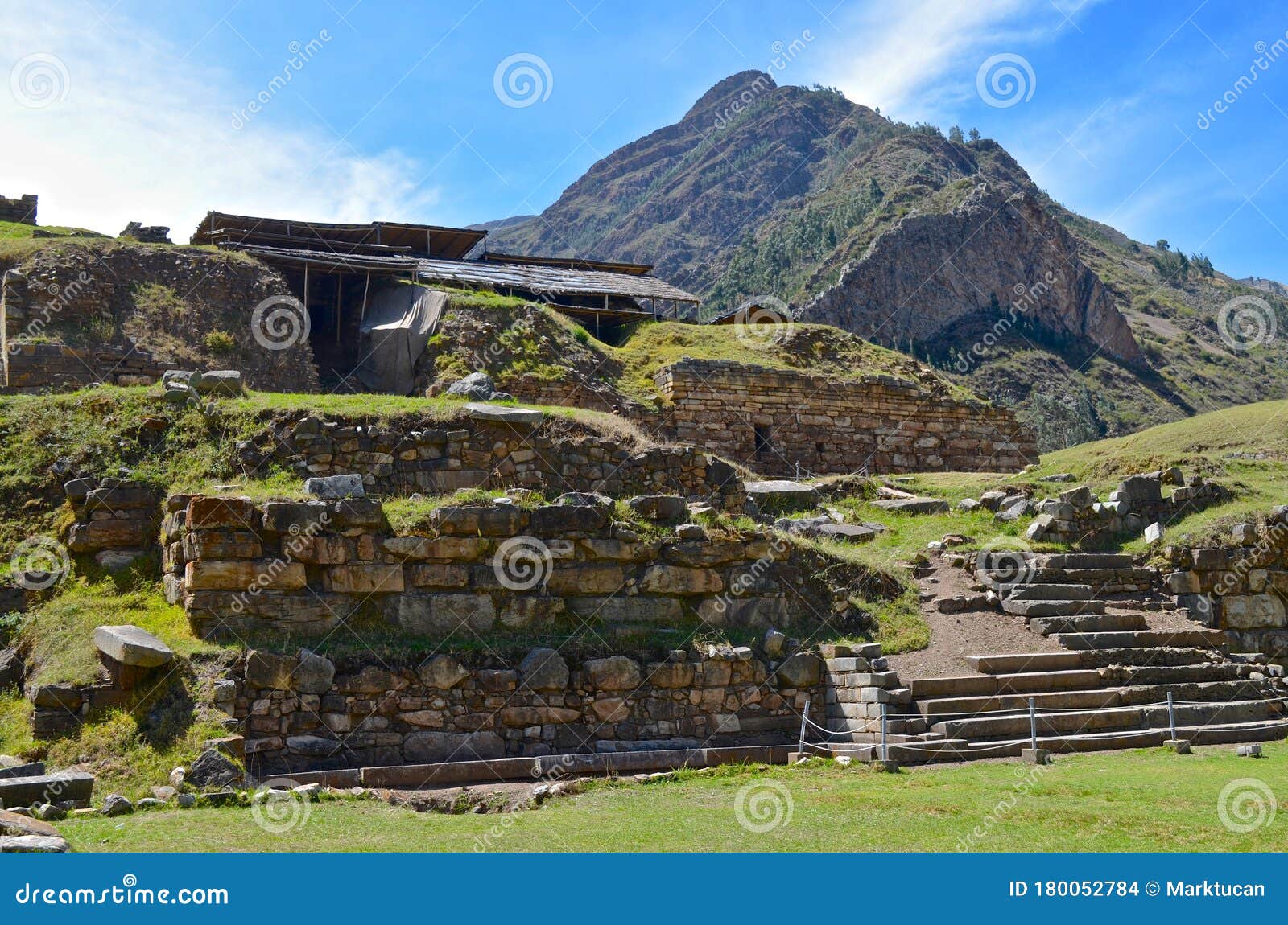 Chavin De Huantar Temple Complex. Ancash Province, Peru Stock Photo ...