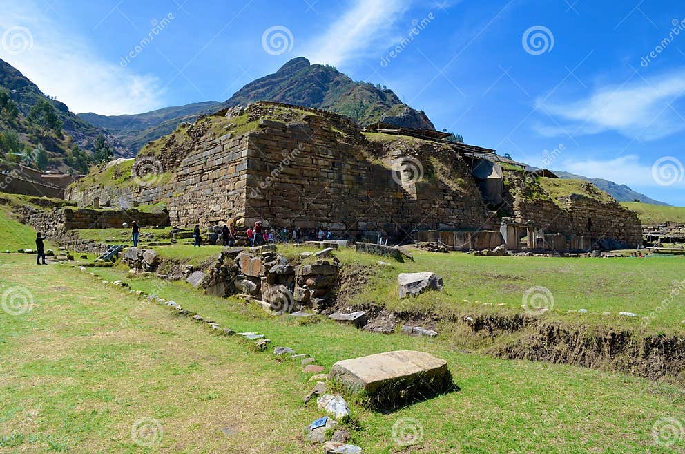 Chavin De Huantar Temple Complex. Ancash Province, Peru Stock Photo ...