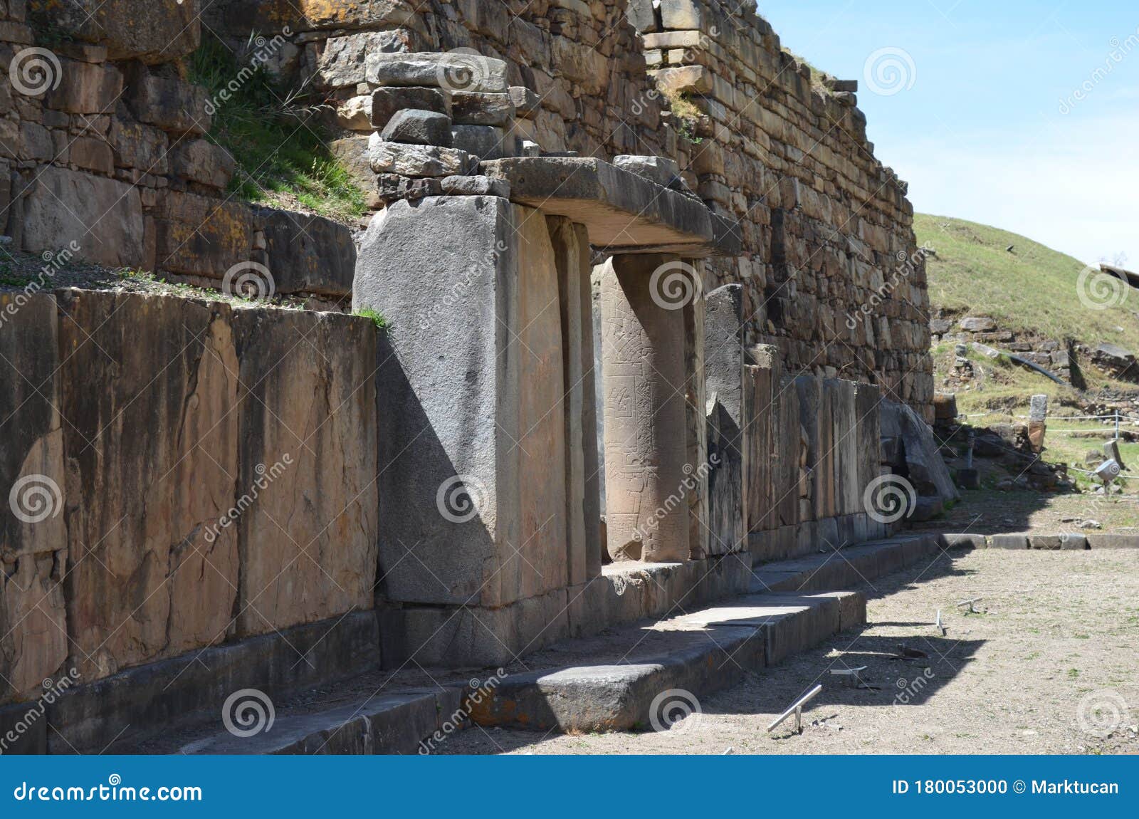 Chavin De Huantar Temple Complex. Ancash Province, Peru Stock Photo ...