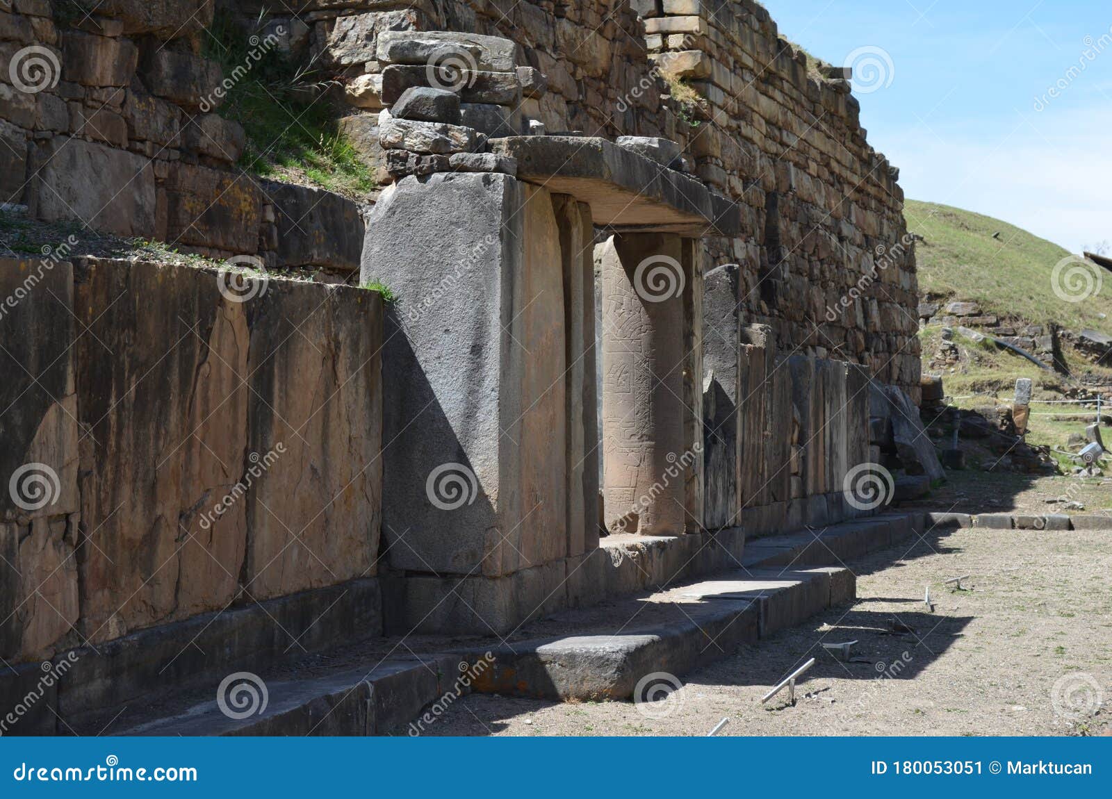 Chavin De Huantar Temple Complex. Ancash Province, Peru Stock Image ...