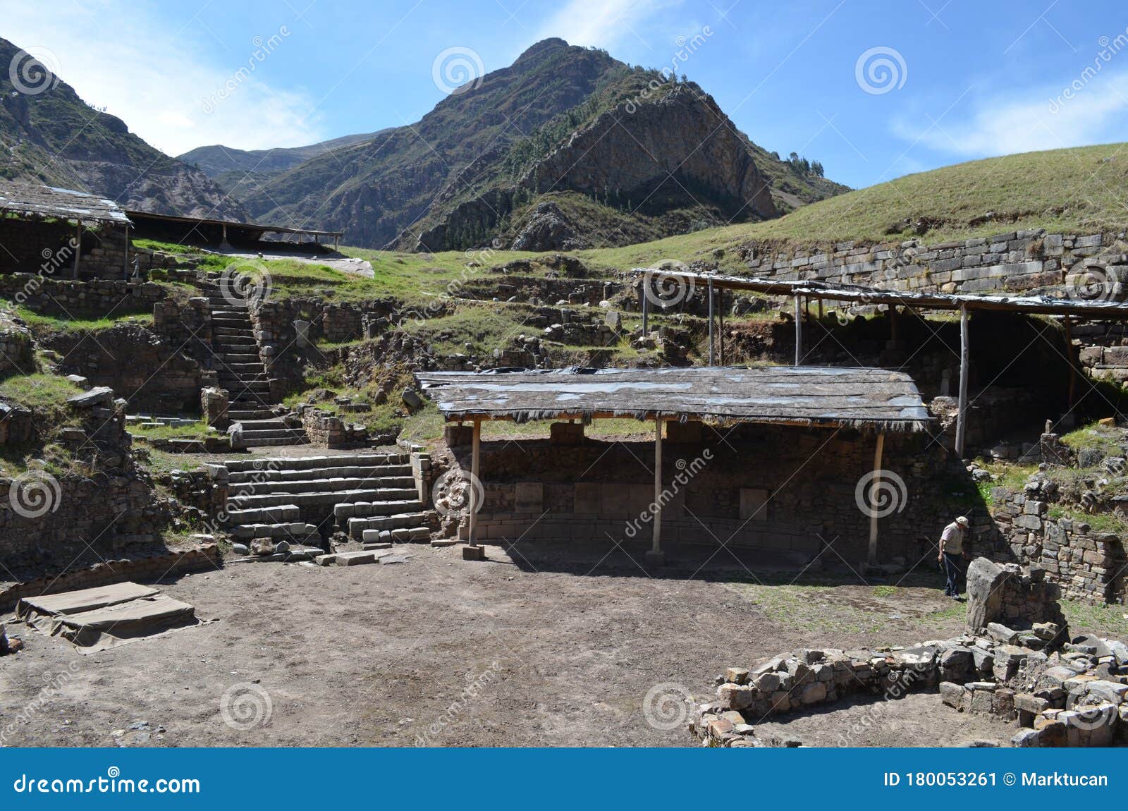 Chavin De Huantar/Peru - Oct.08.19: The Circular Plaza Of ...