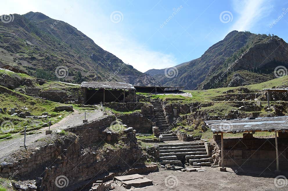 Chavin De Huantar Temple Complex. Ancash Province, Peru Stock Image ...
