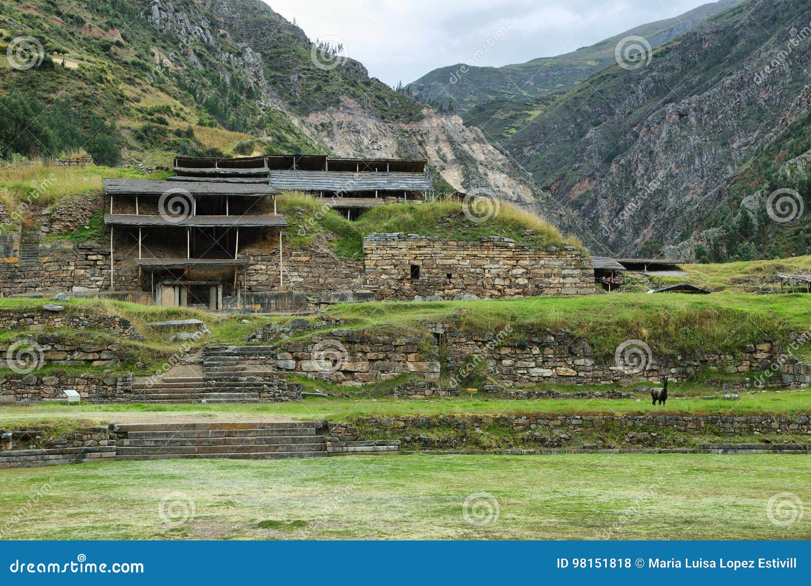 Chavin De Huantar Temple Complex, Peru Stock Photo - Image of ...