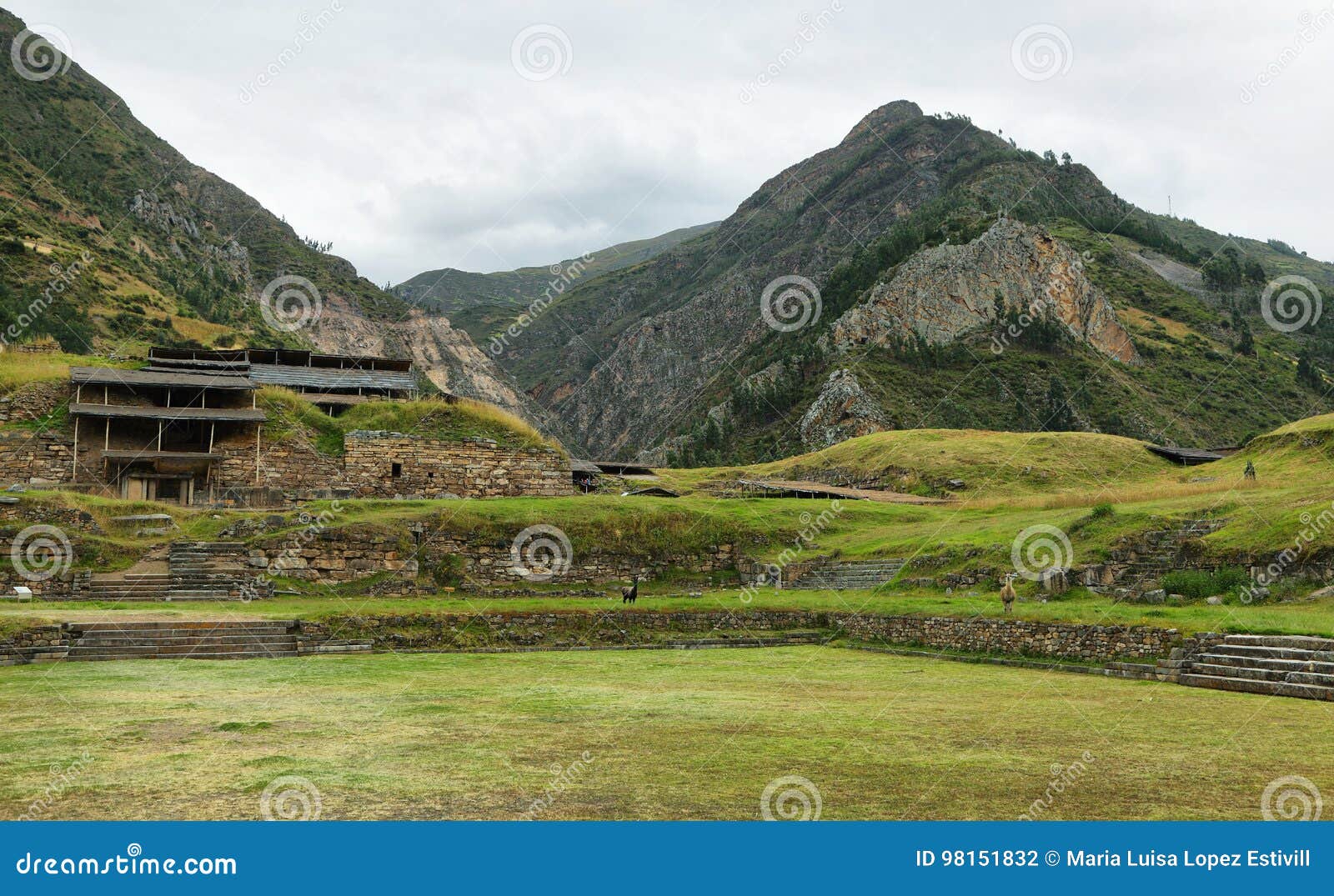 Chavin De Huantar Temple Complex, Peru Stock Photo - Image of inca ...