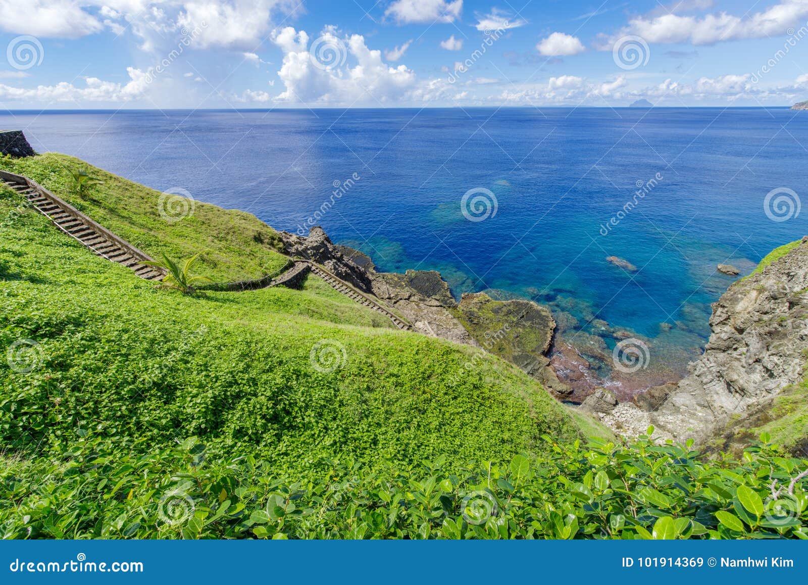 Chawa Viewdeck at Batan Island, Batanes Stock Image - Image of nature ...