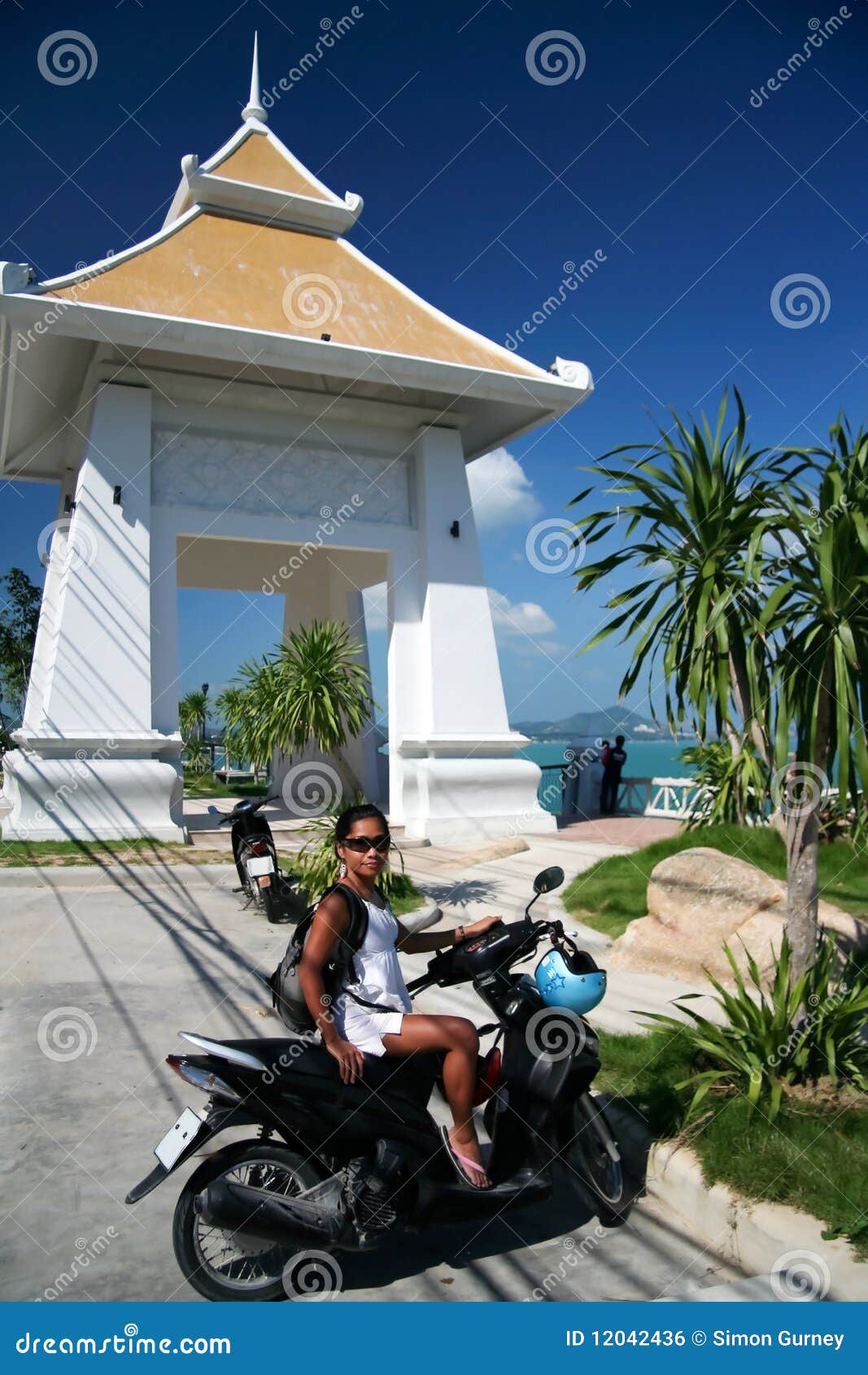 Chaweng Viewpoint Koh Samui Thailand Stock Photo - Image of riding ...