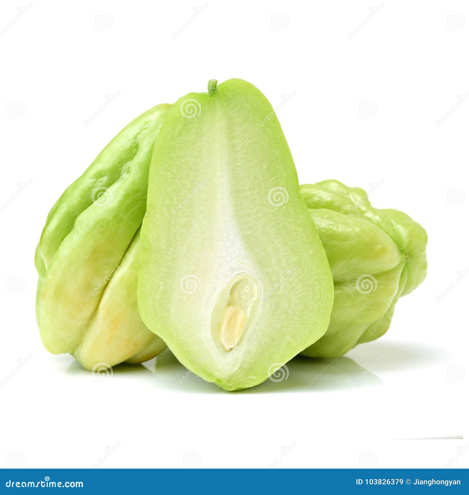 Chayote stock afbeelding. Image of vrucht, voeding, groen - 103826379