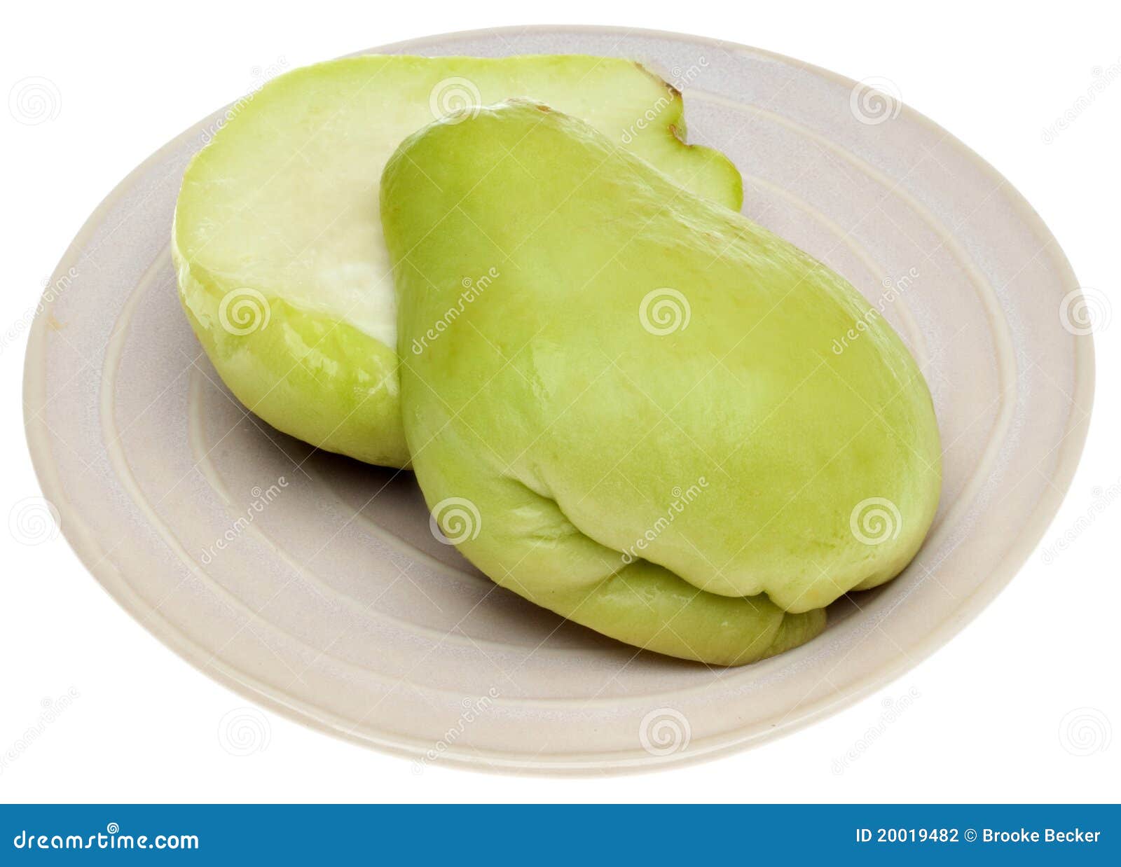Chayote Fruit stock photo. Image of fruit, white, studio - 20019482
