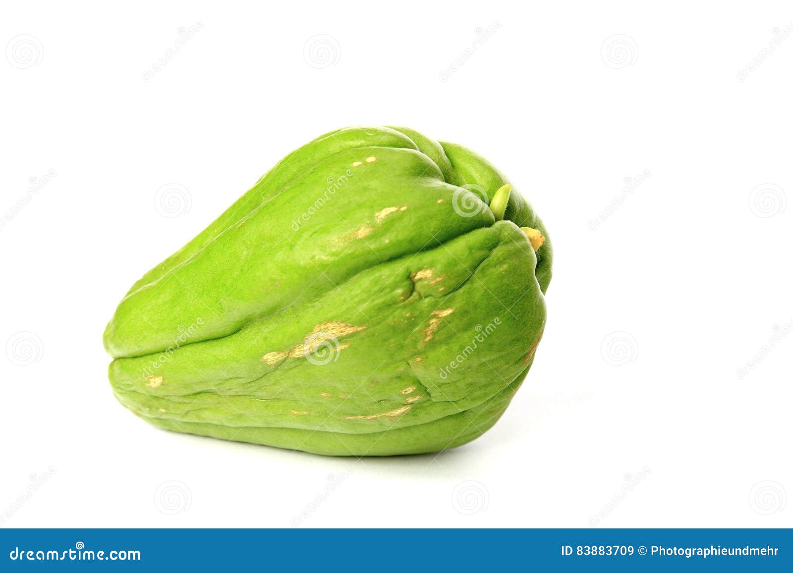 Chayote stock image. Image of isolated, white, squash - 83883709