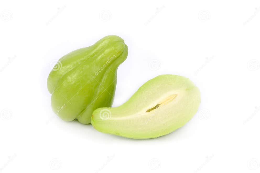 Chayote stock image. Image of isolated, green, tropical - 74704073