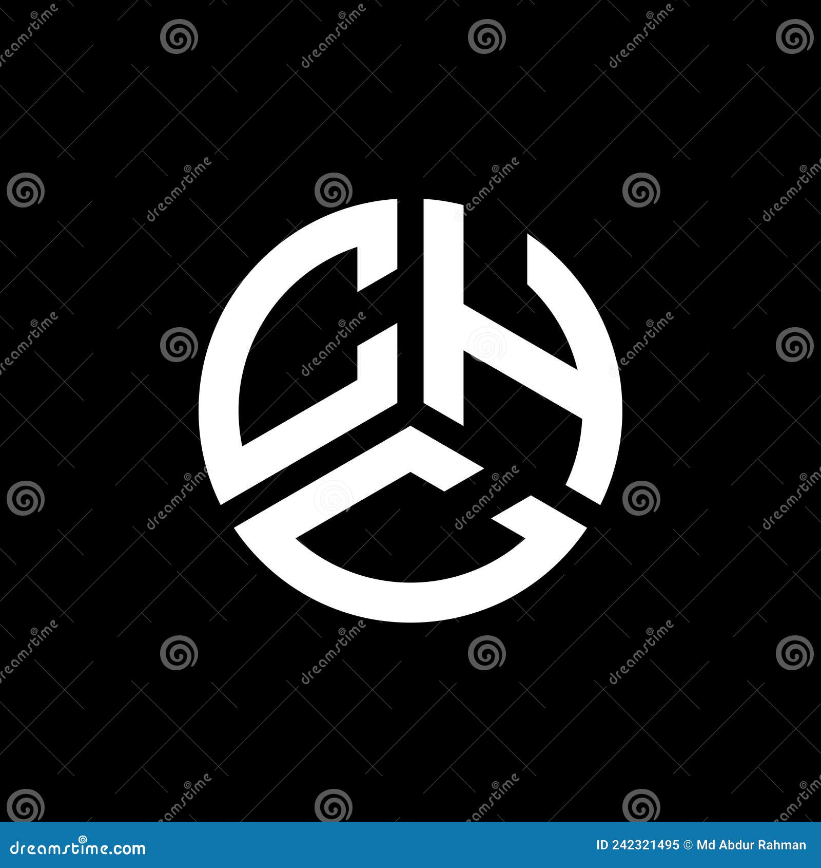 CHC Letter Logo Design on White Background. CHC Creative Initials ...