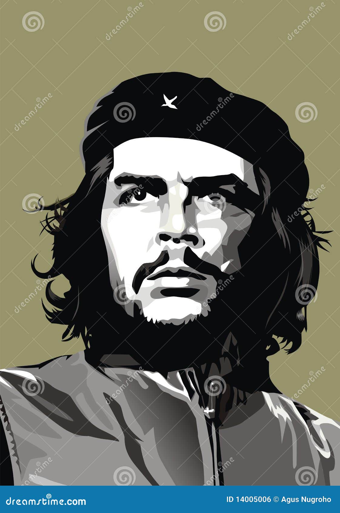Che Guevara editorial photo. Illustration of figure, vector - 14005006