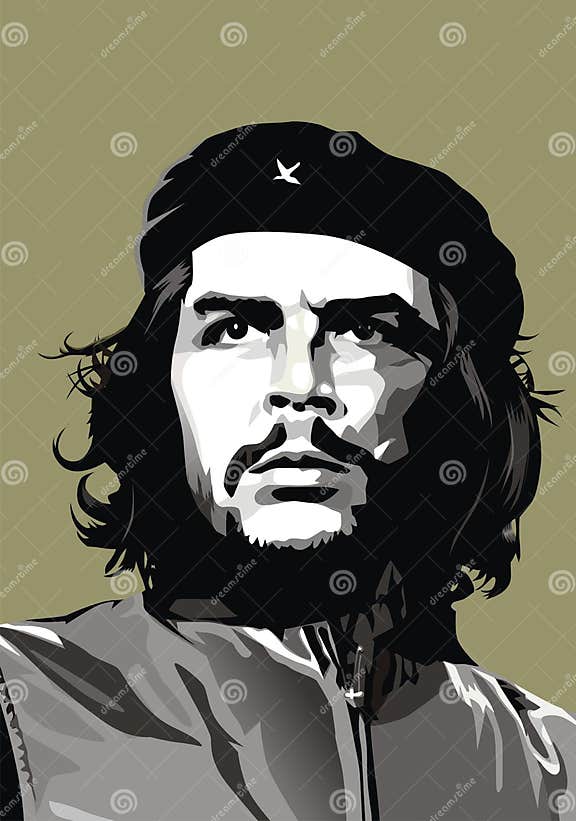 Che Guevara editorial photo. Illustration of figure, vector - 14005006